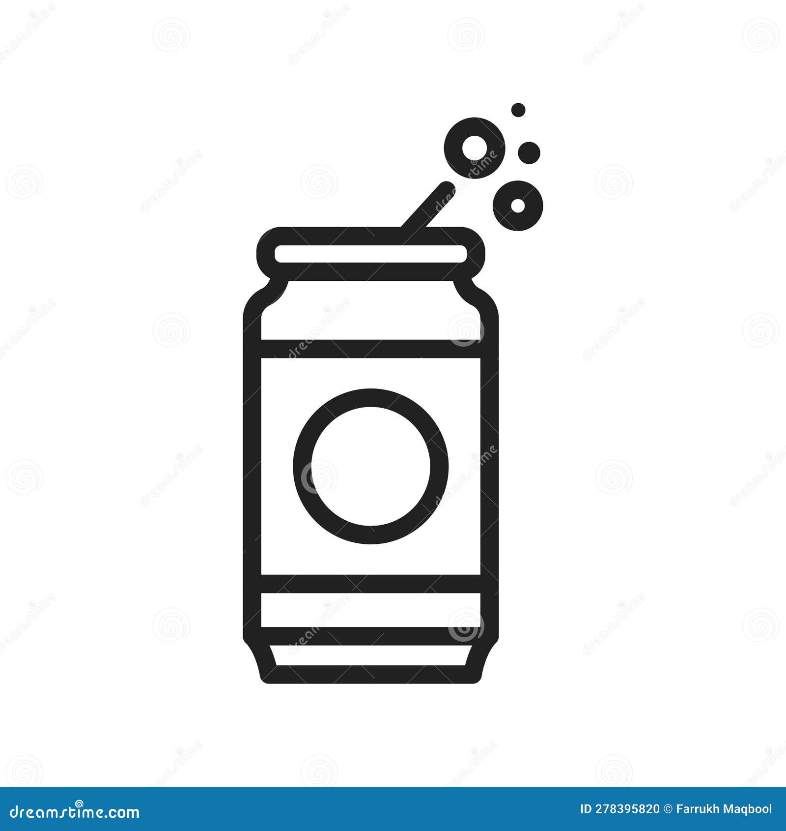 Soda icon vector image. stock vector. Illustration of beverage - 278395820