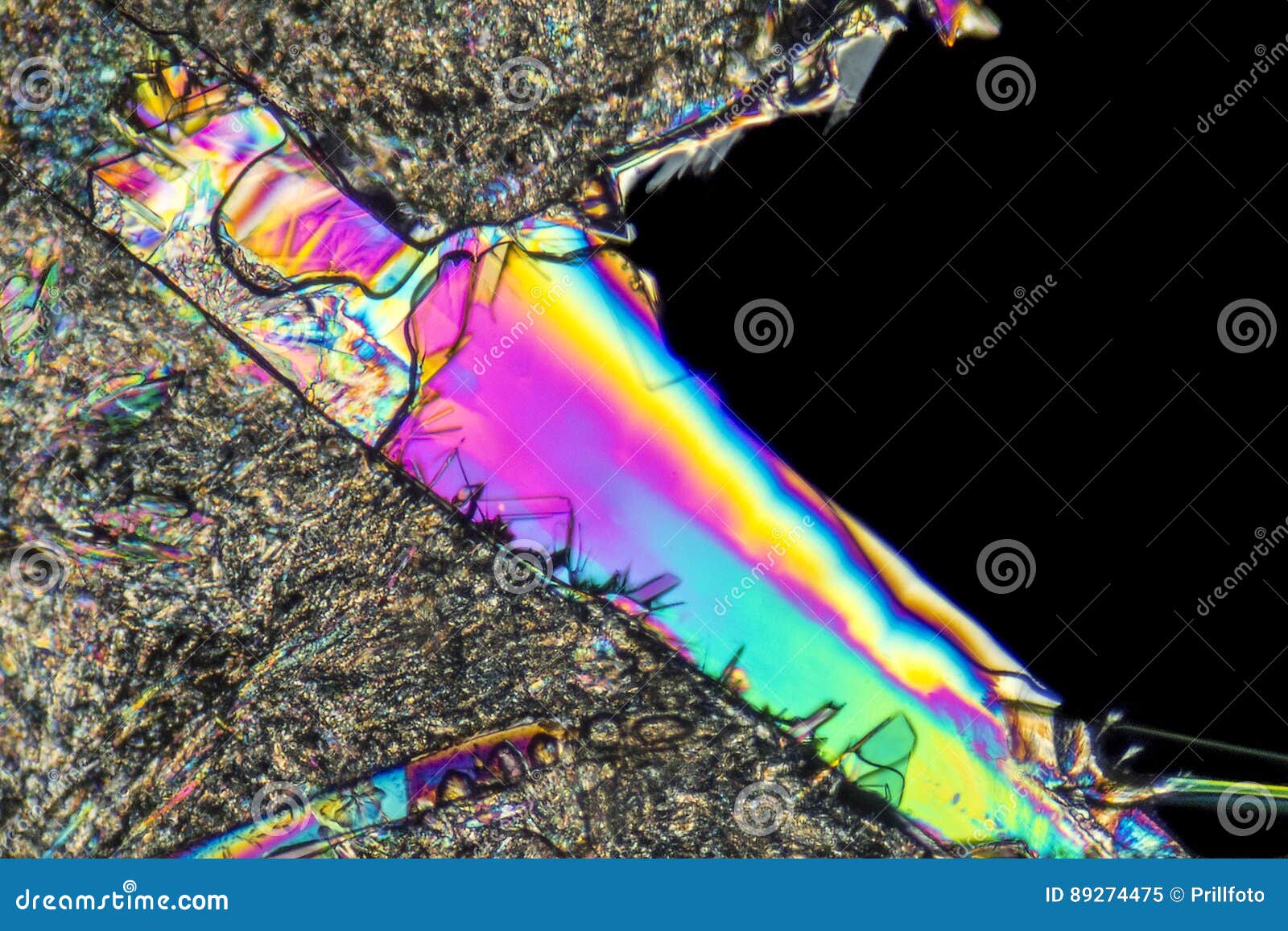 Soda lye microcrystals stock image. Image of micrography - 89274475
