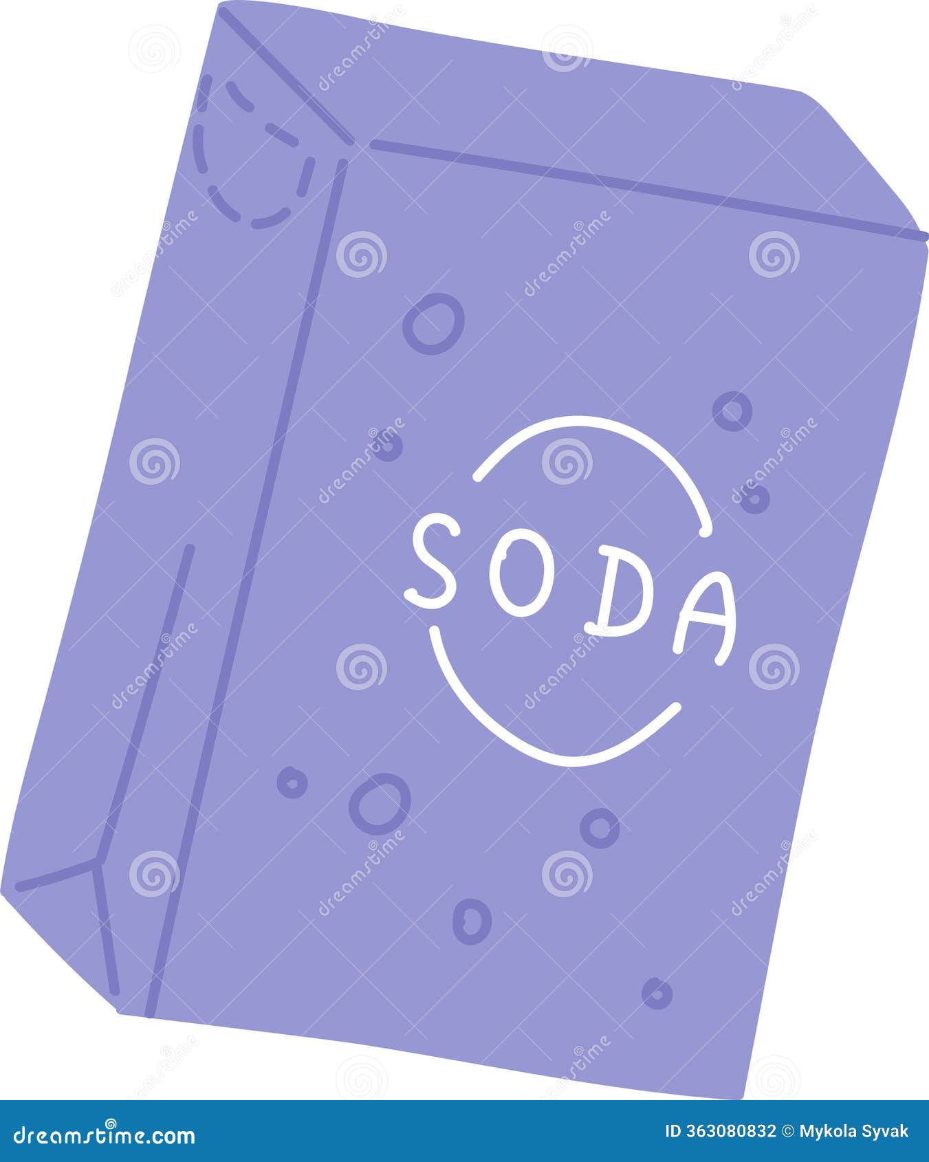Soda Paper Package stock illustration. Illustration of straw - 363080832