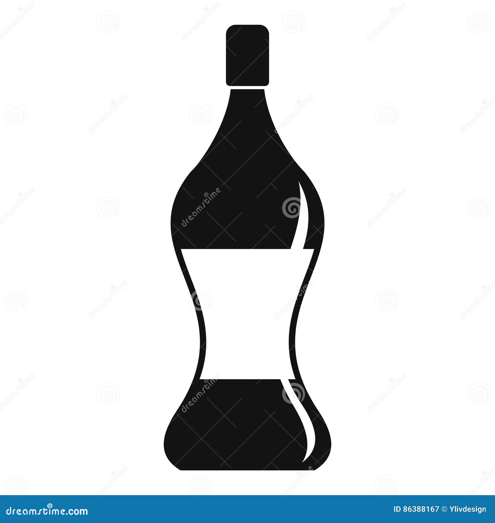 Soda Water Icon, Simple Style Stock Vector - Illustration of symbol ...