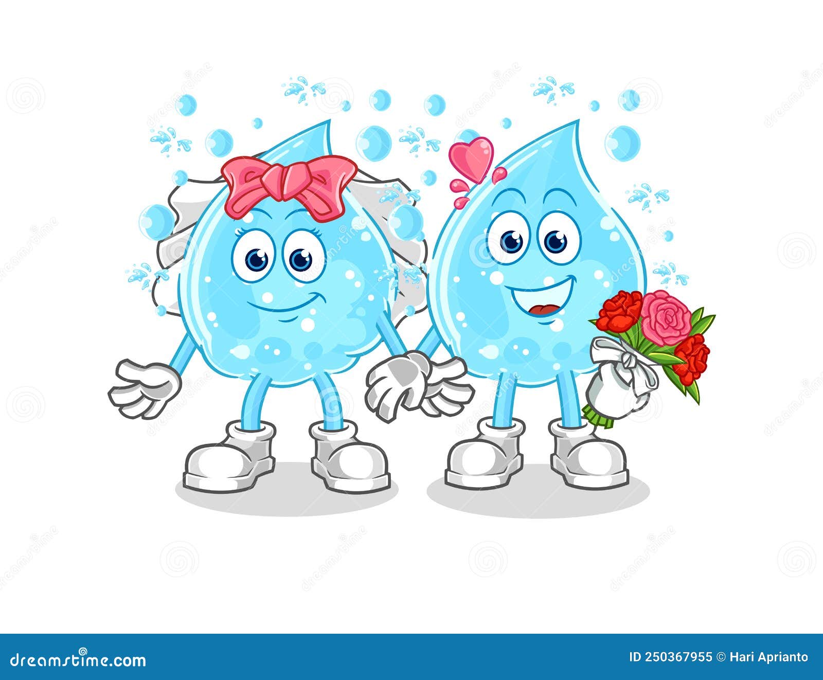 Soda Water Wedding Cartoon. Cartoon Mascot Vector Stock Vector ...