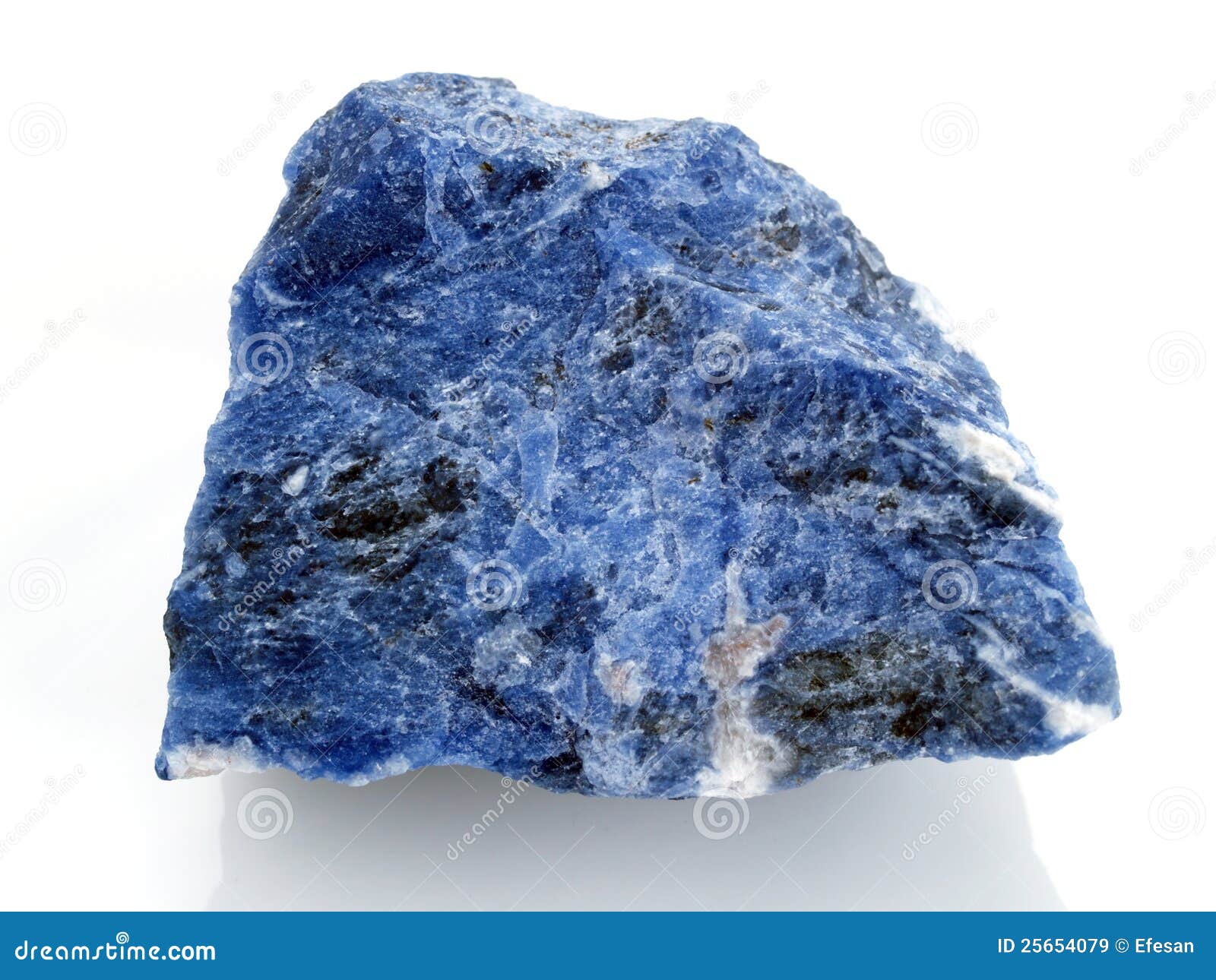 Sodalite stock image. Image of closeup, inorganic, rock - 25654079