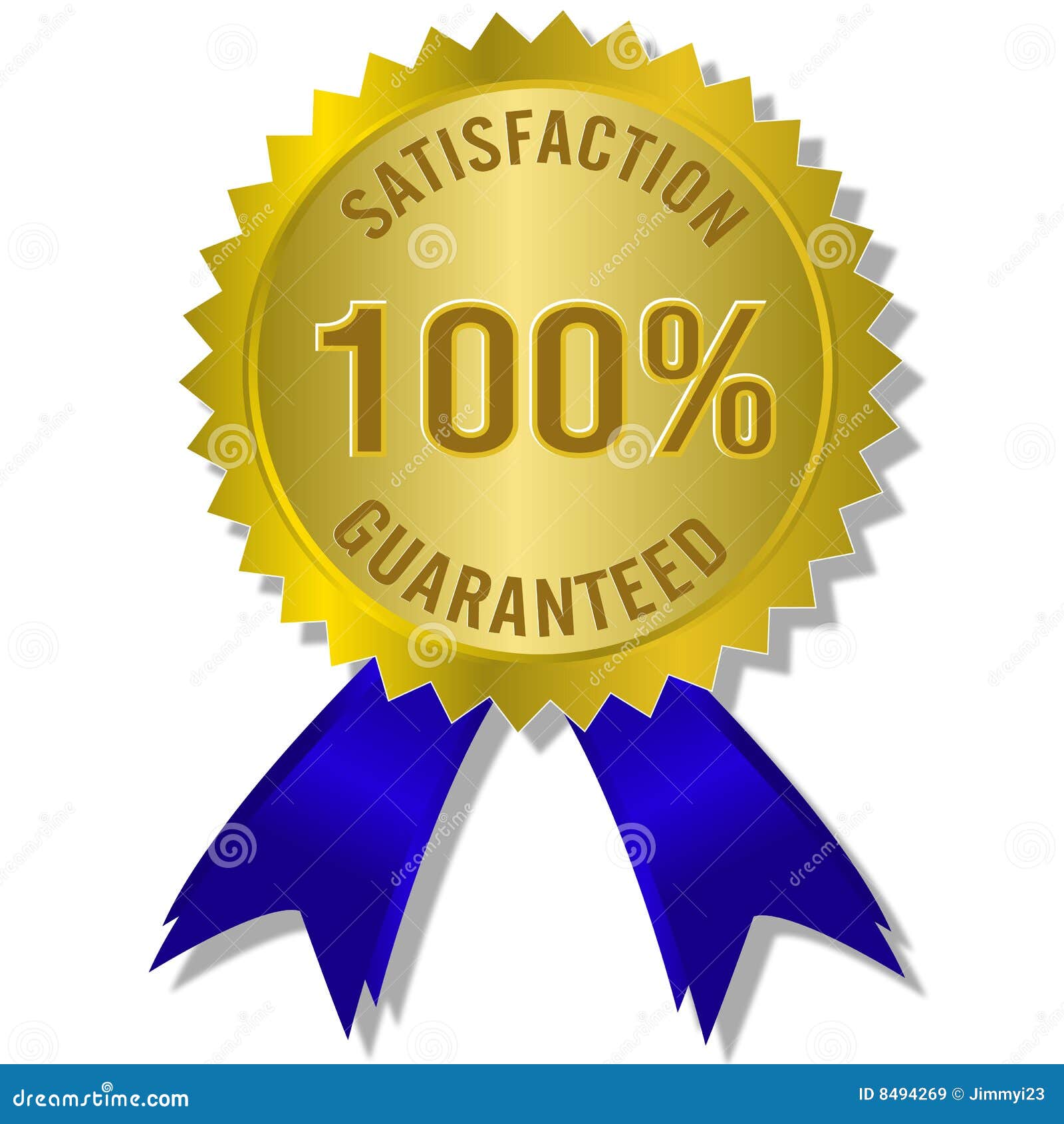 Soddisfazione garantita illustrazione vettoriale. Illustrazione di ...