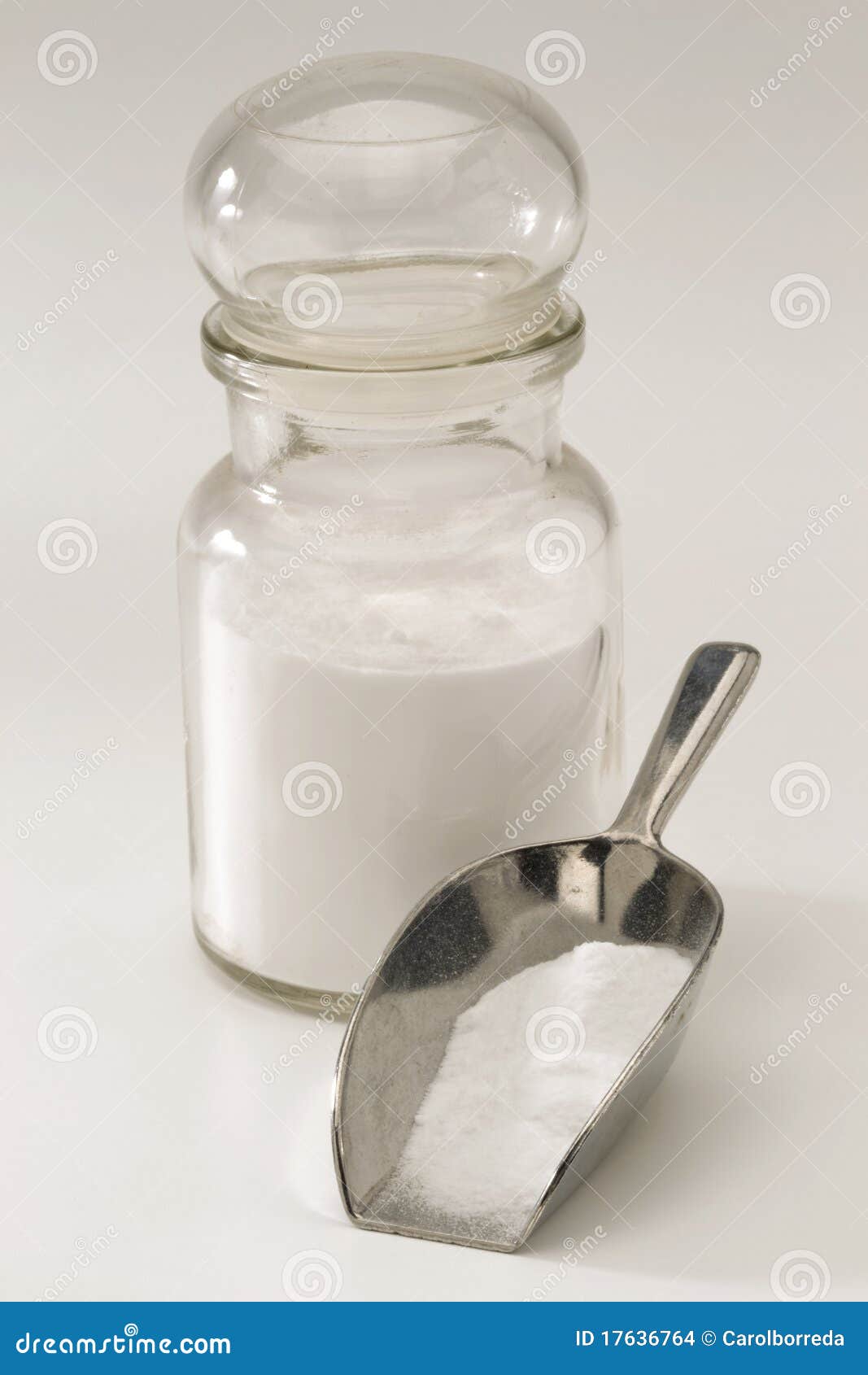 Sodium bicarbonate. stock photo. Image of chemistry, studio - 17636764