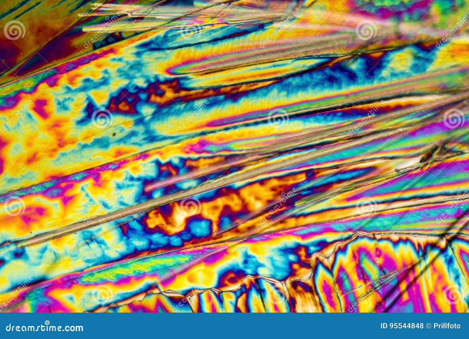Sodium Carbonate Microcrystals Stock Photo - Image of polarized, light ...