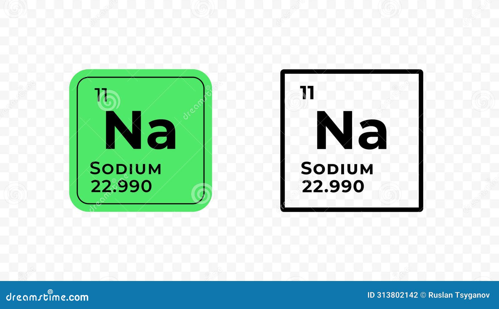 Sodium, Chemical Element of the Periodic Table Vector Stock Vector ...
