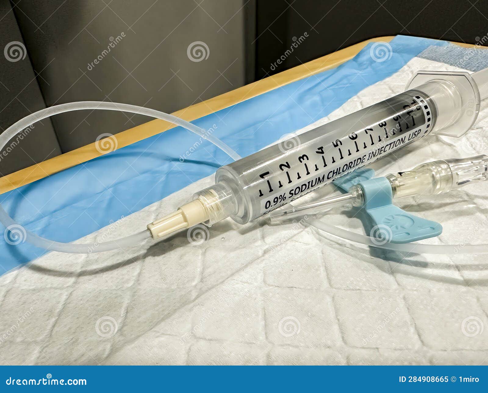 Sodium Chloride Injection on Table Editorial Image - Image of tube ...
