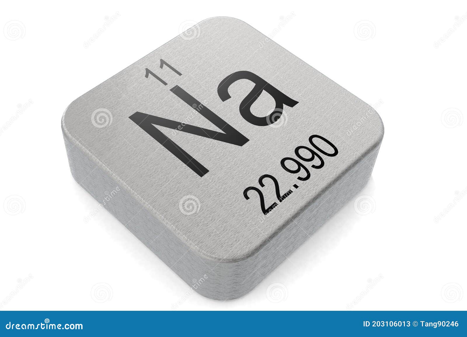 Sodium Element From The Periodic Table Royalty-Free Stock Image ...