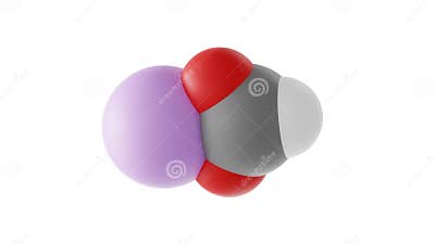 Sodium Formate Molecule, Preservative E237, Molecular Structure ...