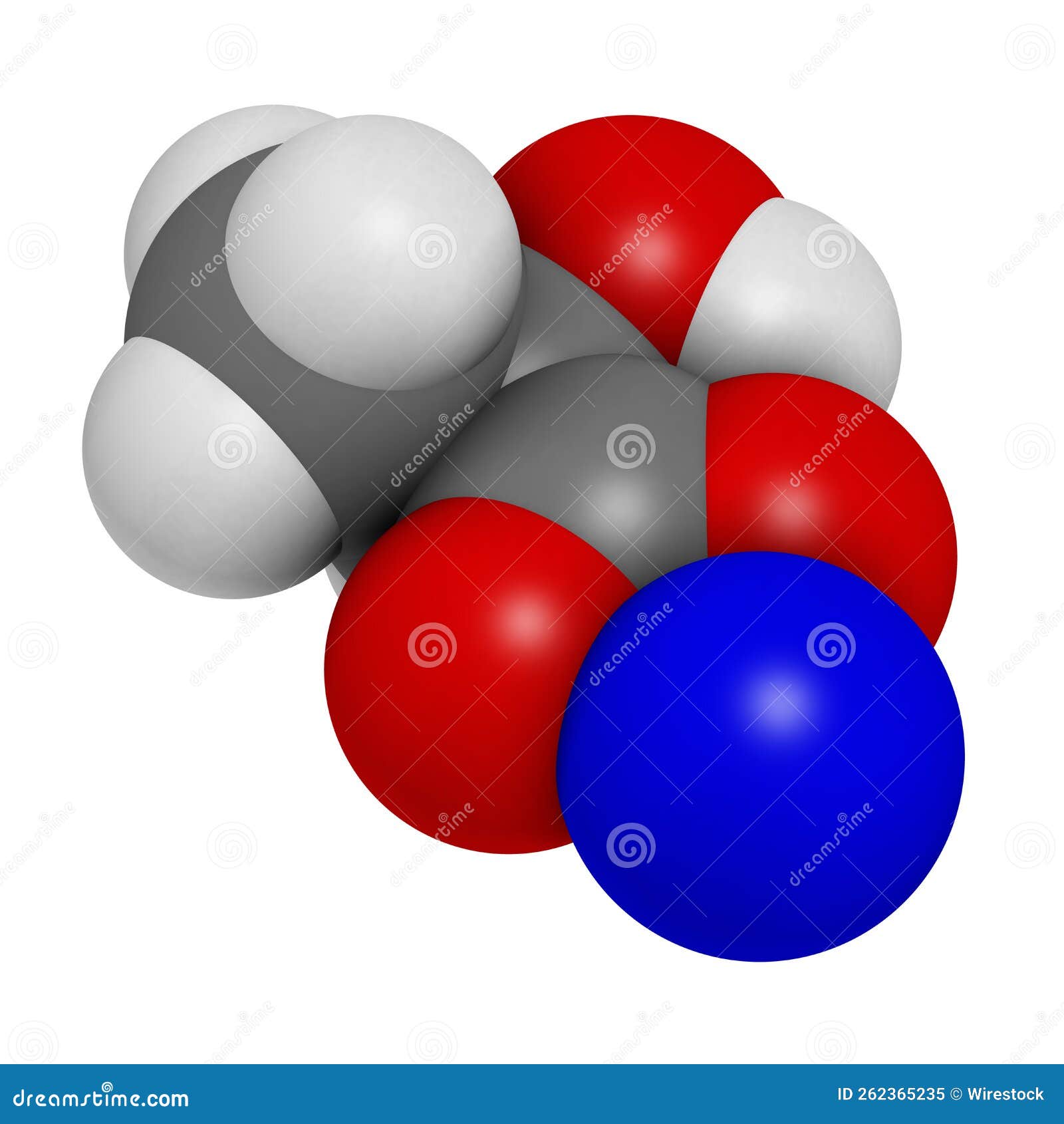 Sodium Lactate, Chemical Structure. 3D Rendering. Stock Image ...