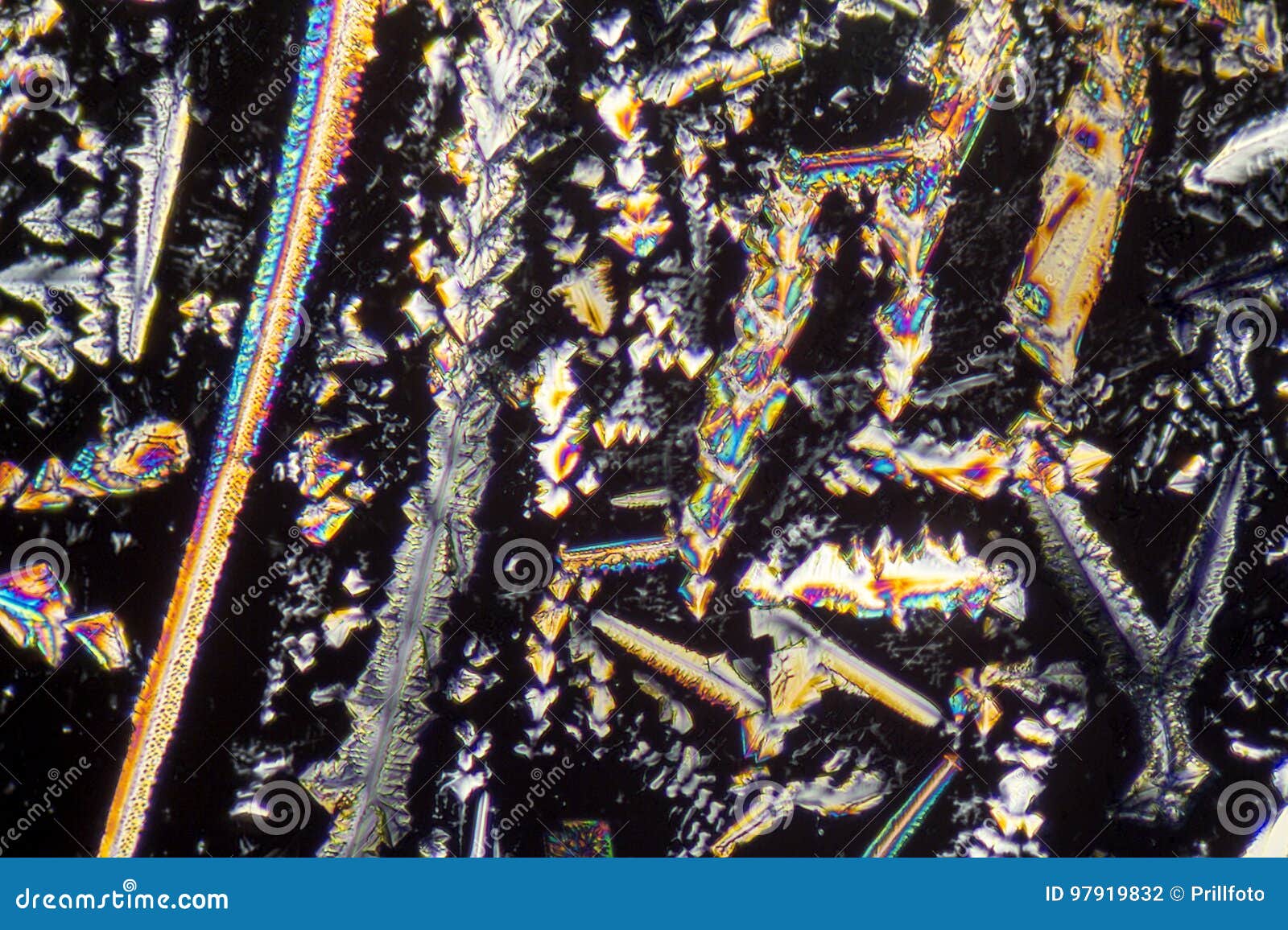 Sodium Nitrate Microcrystals Stock Photo - Image of backdrop, macro ...