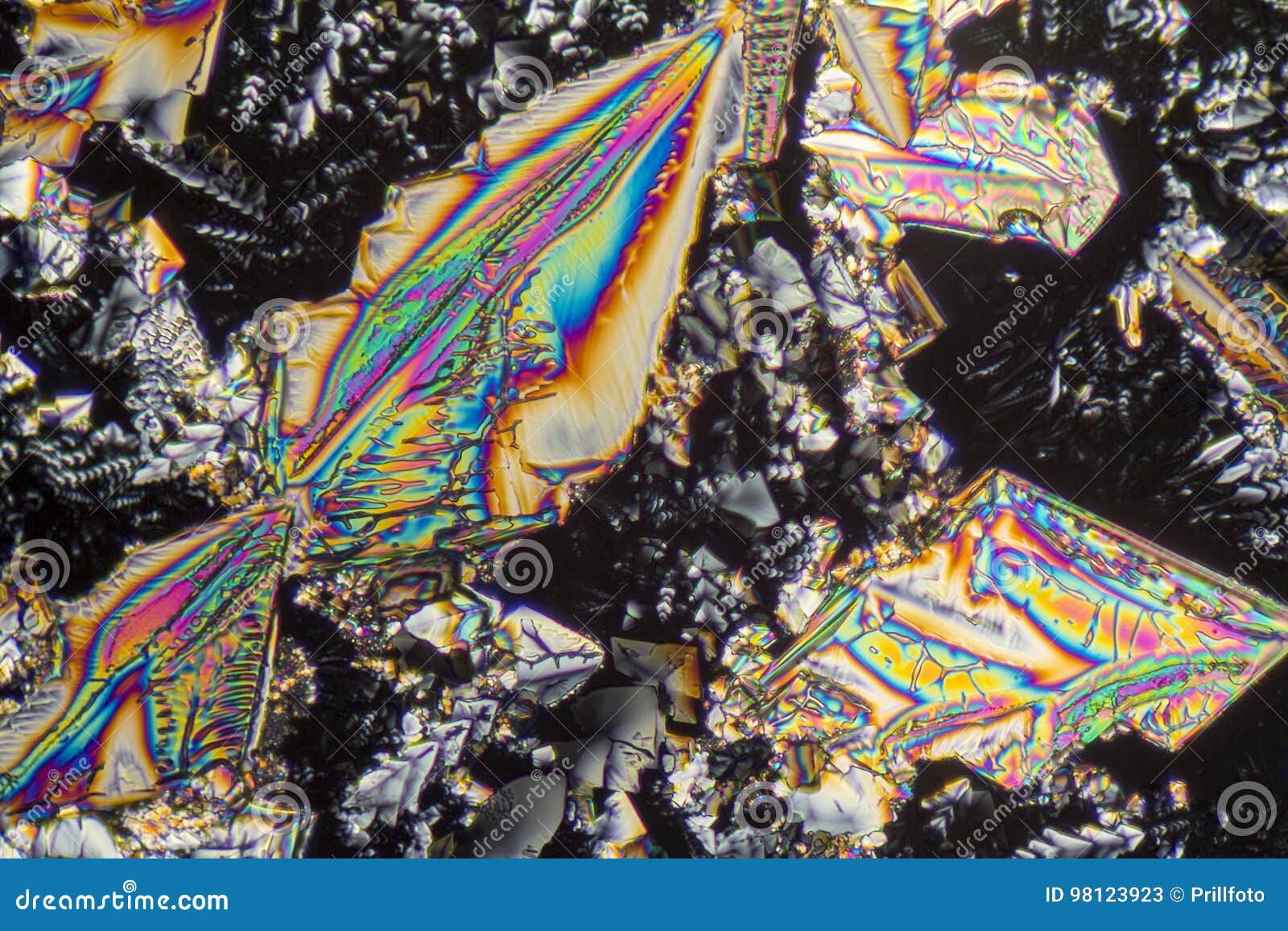 Sodium Nitrate Microcrystals Stock Image - Image of facet, closeup ...