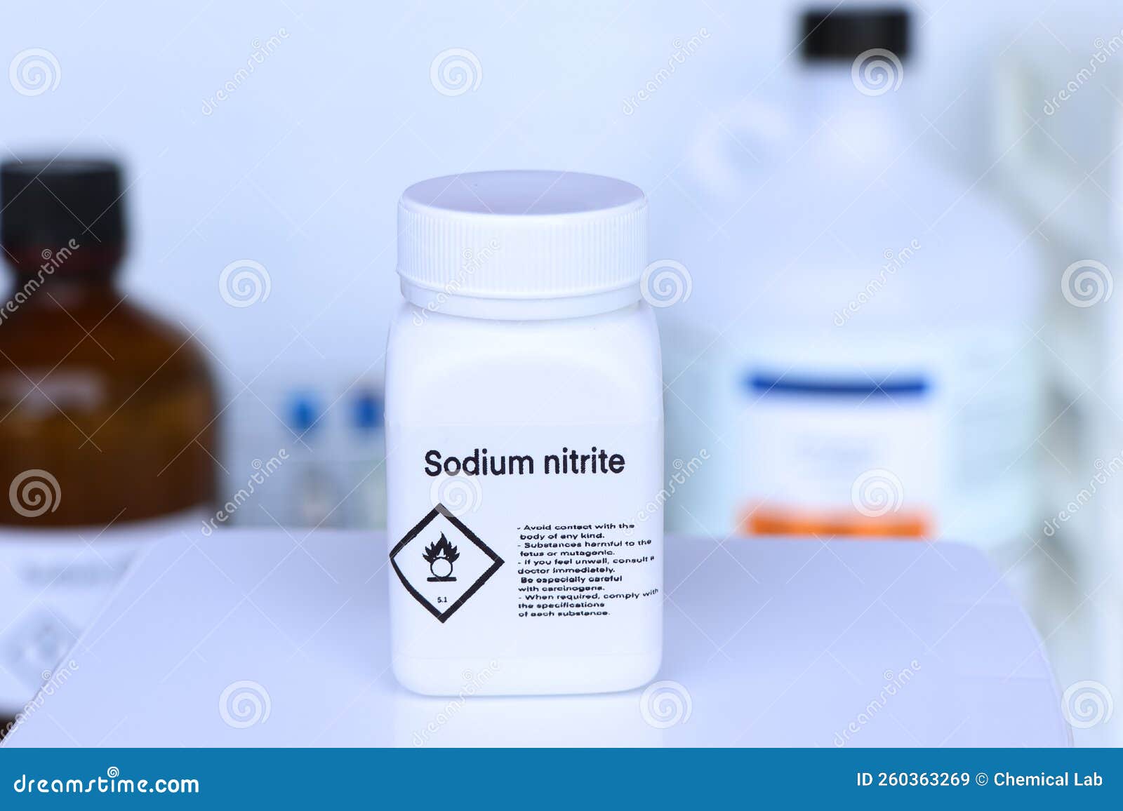 Sodium Nitrate Used in Laboratory or Industry Stock Image - Image of ...