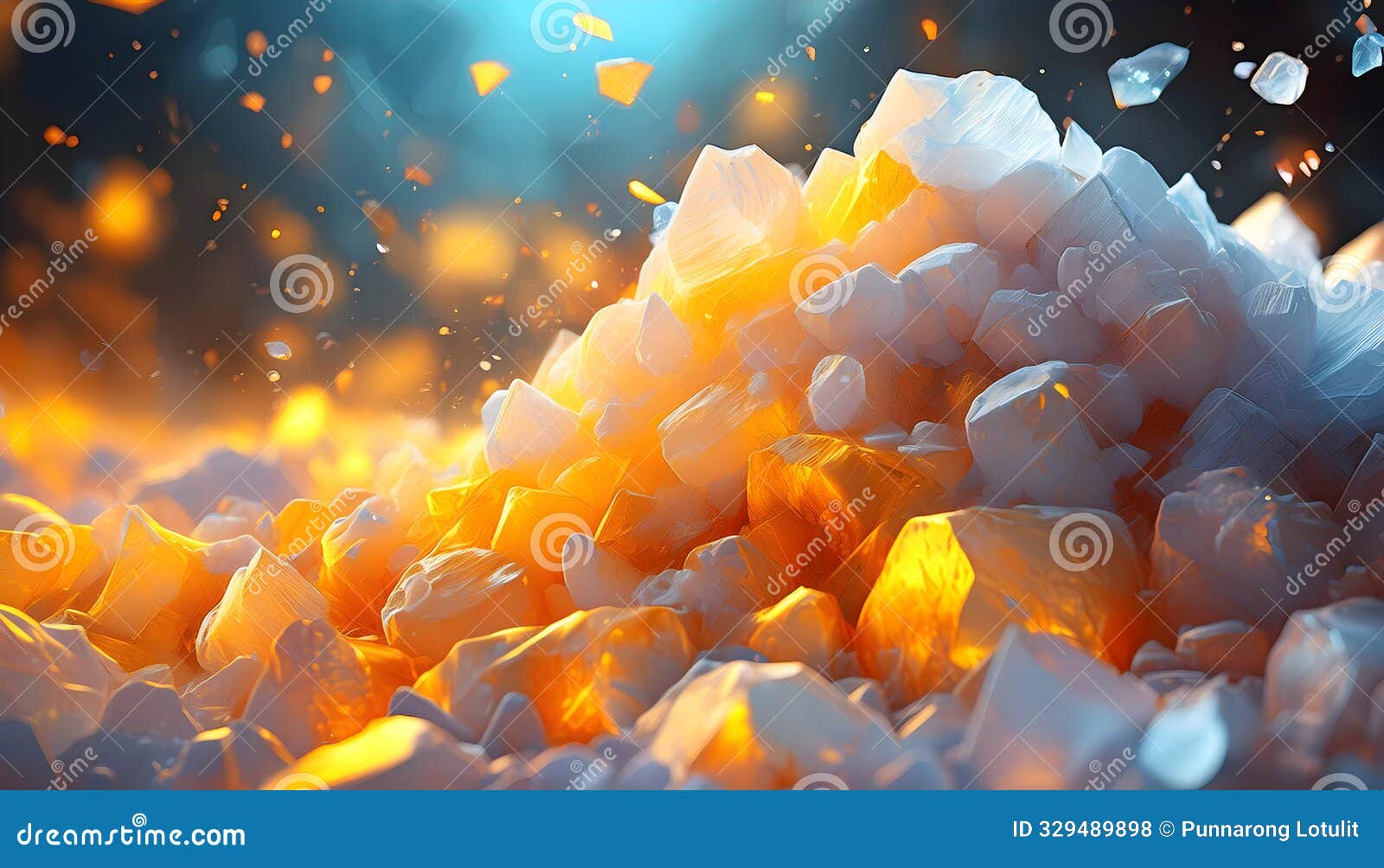 Sodium Sulfate is a Sodium Salt on Digital Art Concept, Generative AI ...