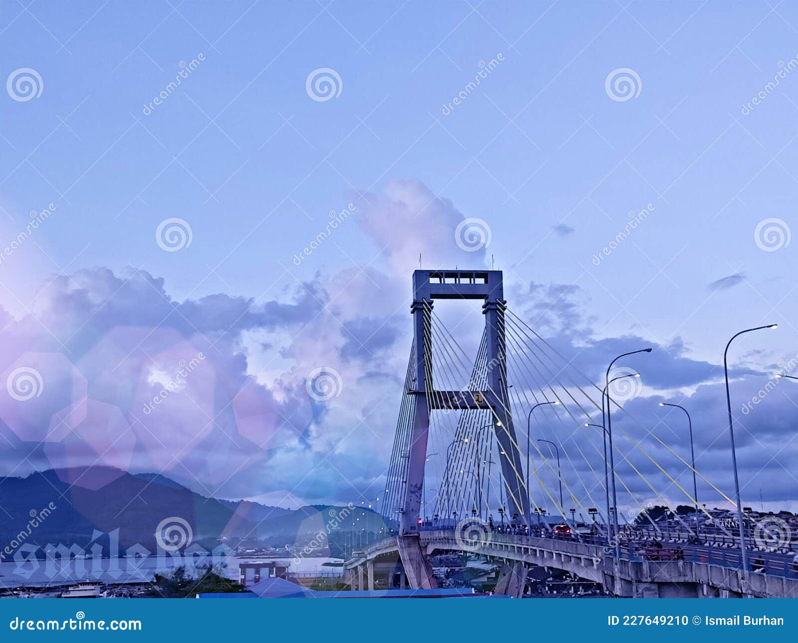 Soekarno Bridge Became an Icon of Manado City Stock Photo - Image of ...
