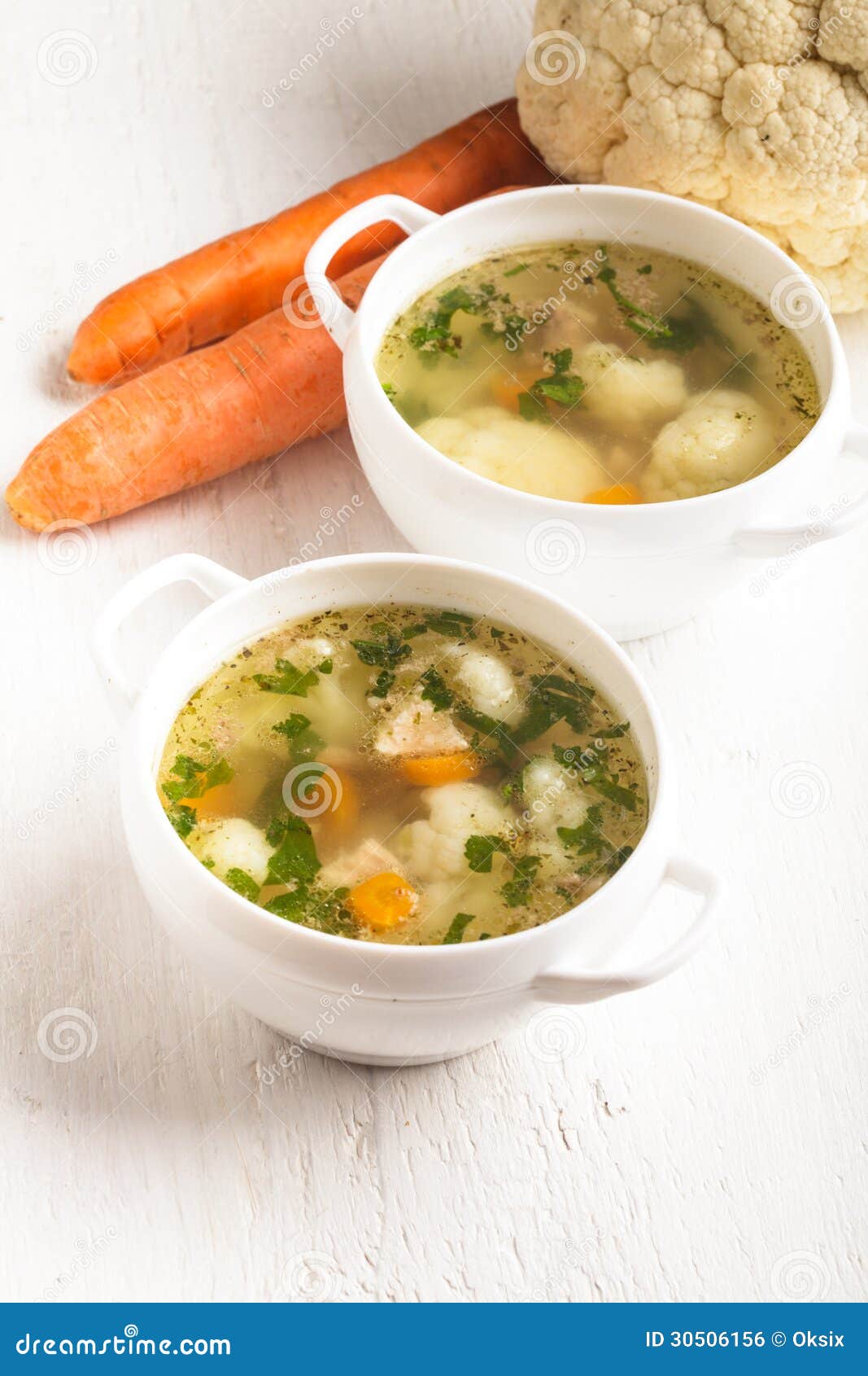 Soep met groenten stock foto. Image of eigengemaakt, dille - 30506156