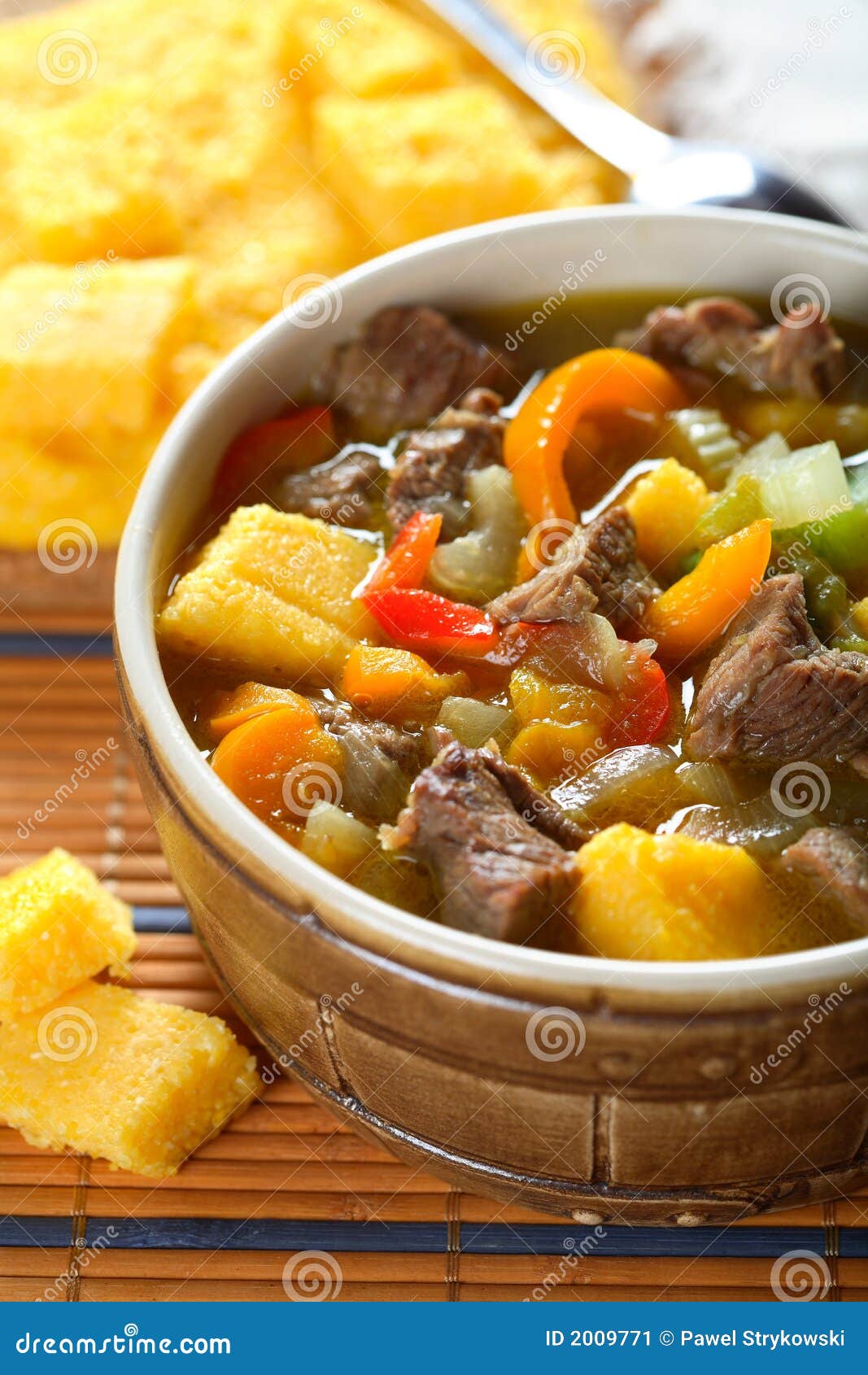 Soep met groenten en vlees stock afbeelding. Image of schotel - 2009771