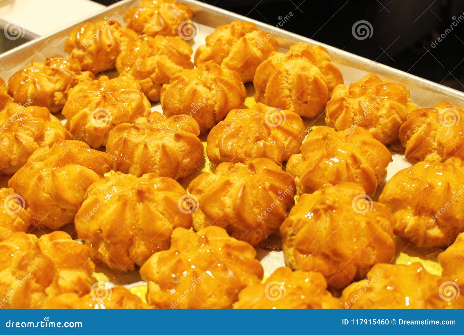 Soes stock photo. Image of honey, coating, cake, market - 117915460