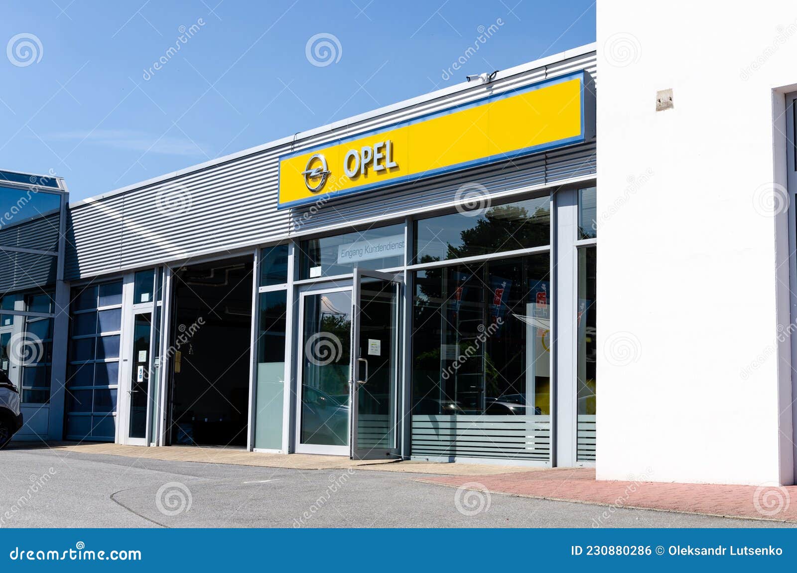 Soest, Germany - August 25, 2021: Opel Car Showroom Editorial Photo ...