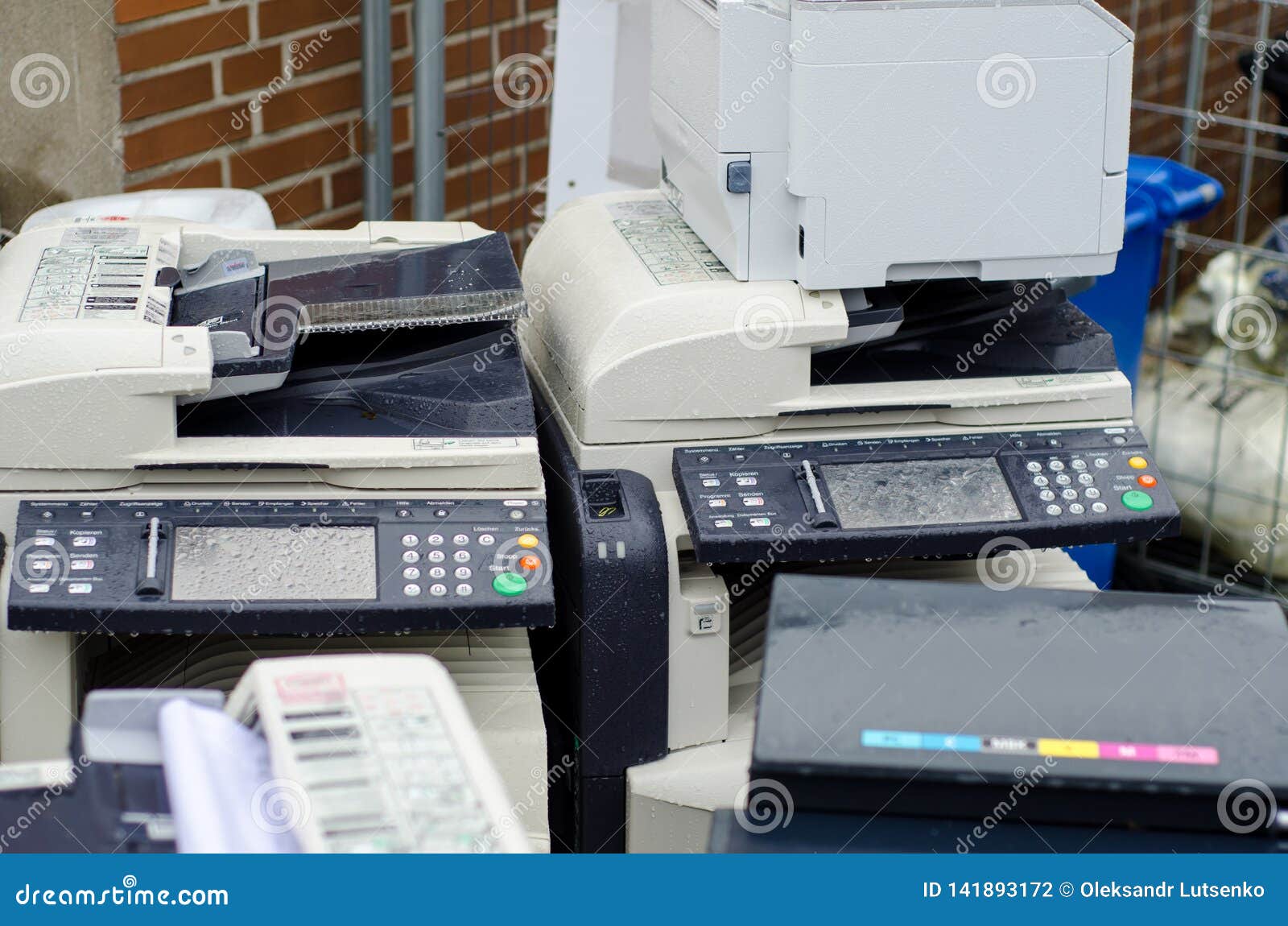 Soest, Germany - January 1, 2019: Different Broken Multi-function ...