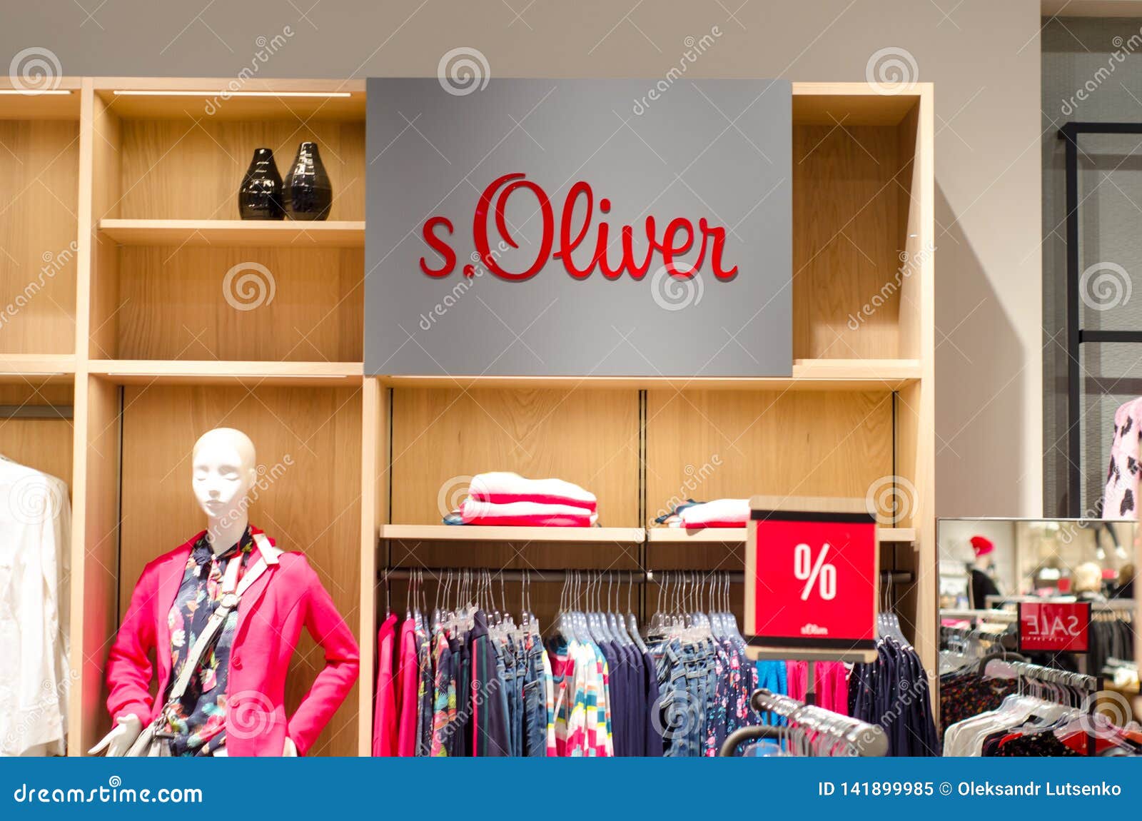 Soest, Germany - January 9, 2019: S.Oliver Clothes in the Store ...