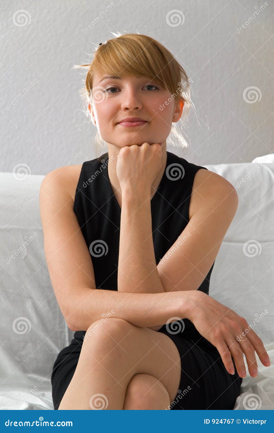 On the sofa stock image. Image of nice, lingerie, glamorous - 924767