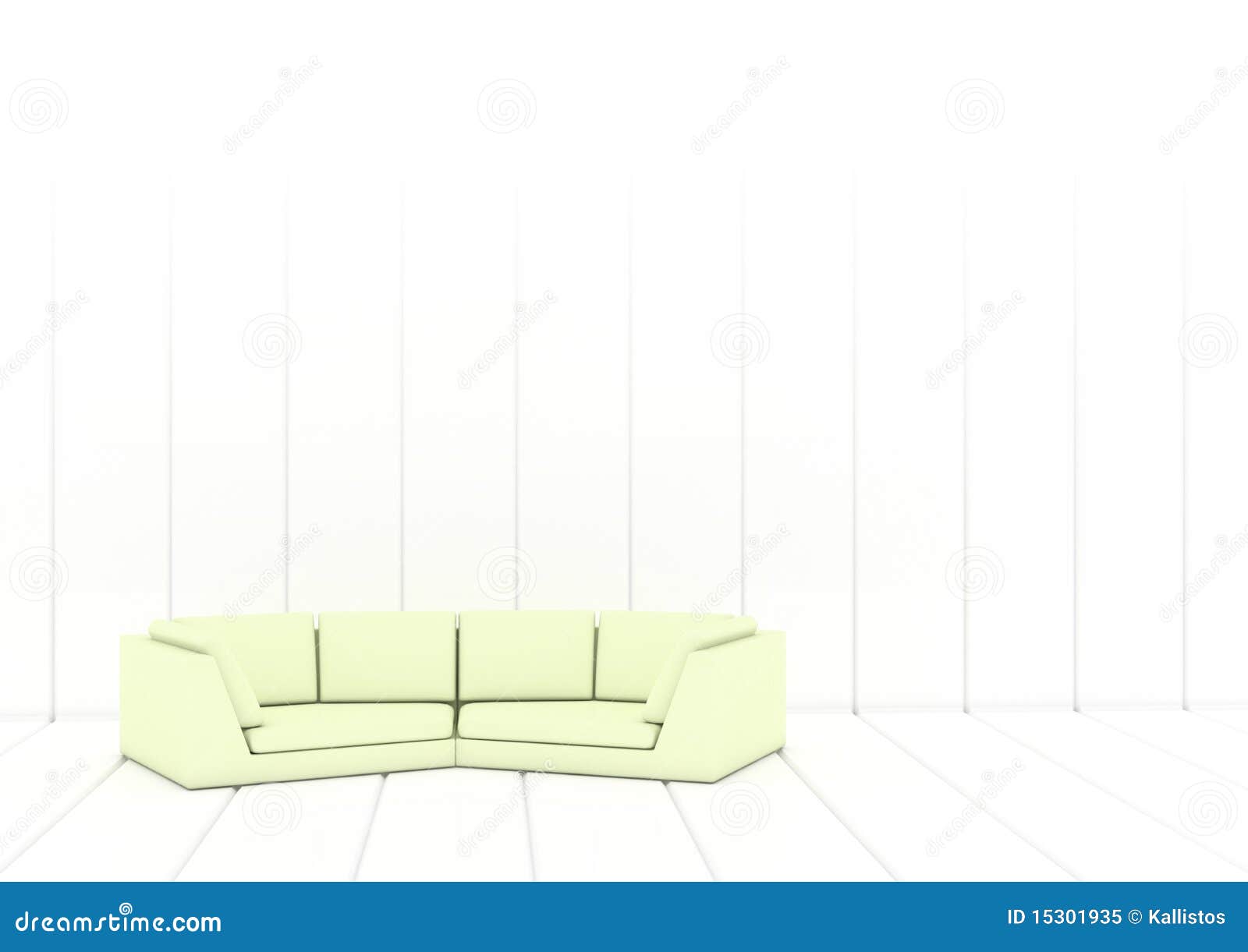 Sofa in abstract interior stock illustration. Illustration of comfort ...