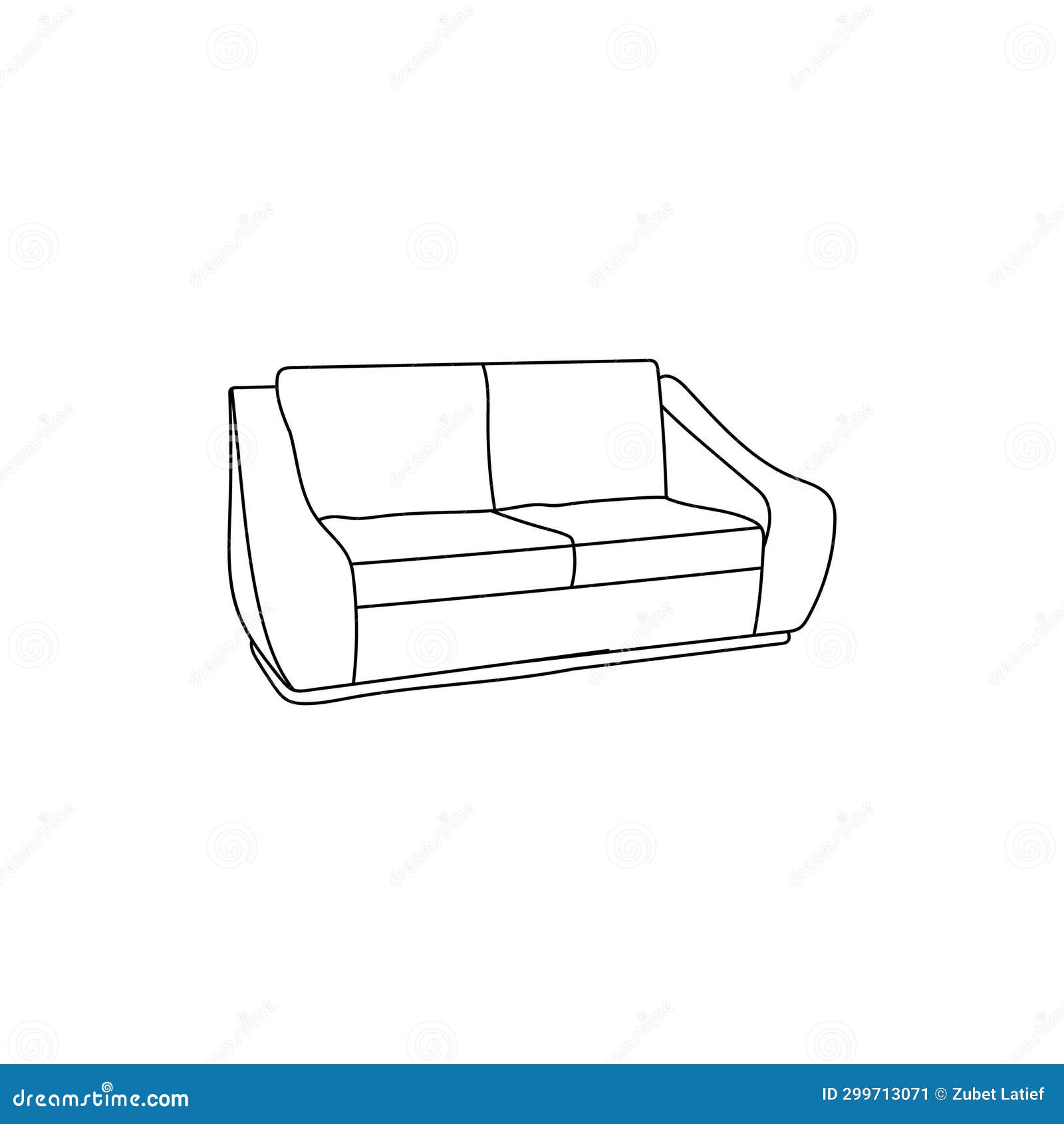 Sofa Chair Vector Logo Design, Illustration Vector Design Template ...