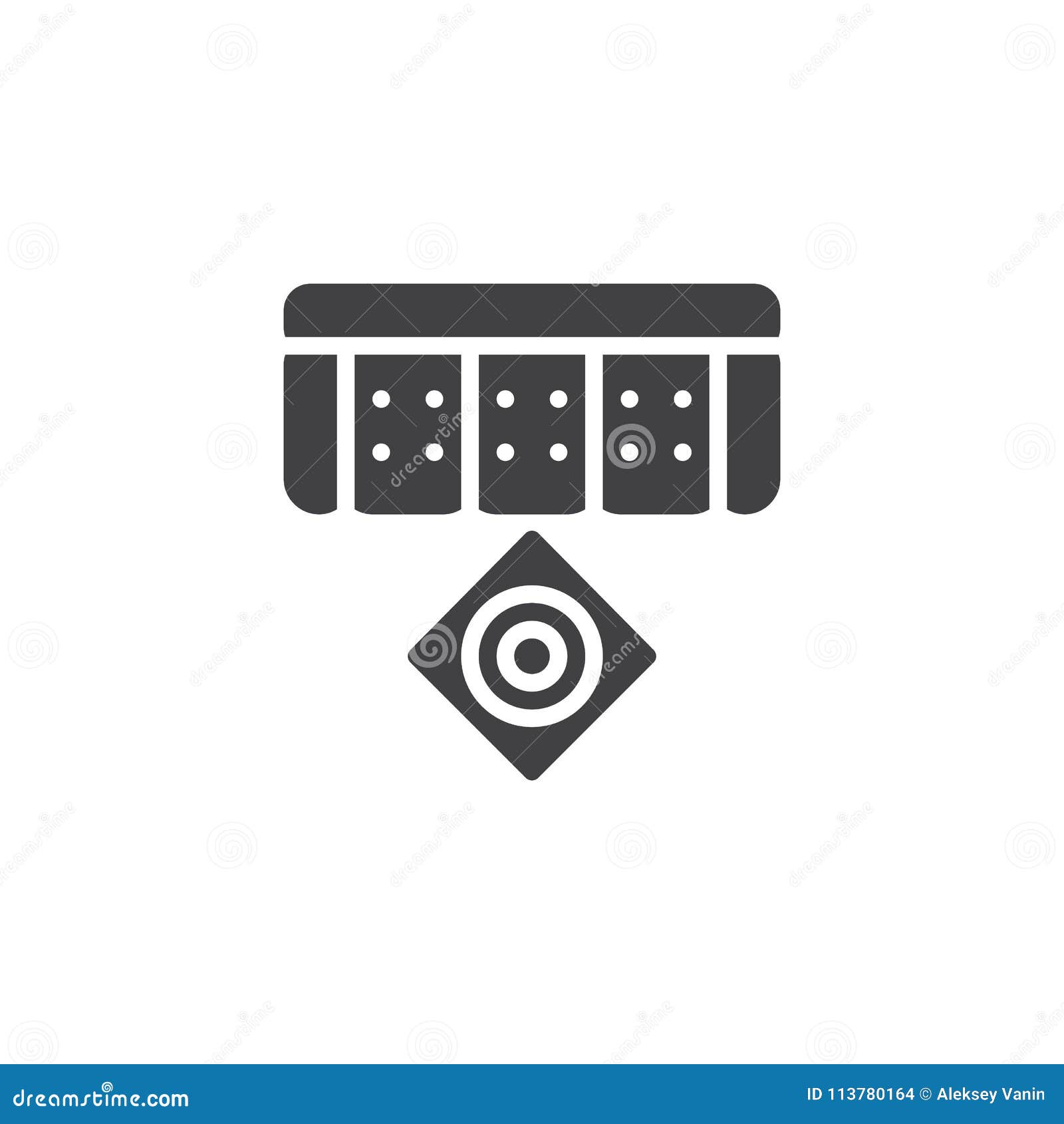 Sofa and Coffee Table Top View Vector Icon Stock Vector - Illustration ...