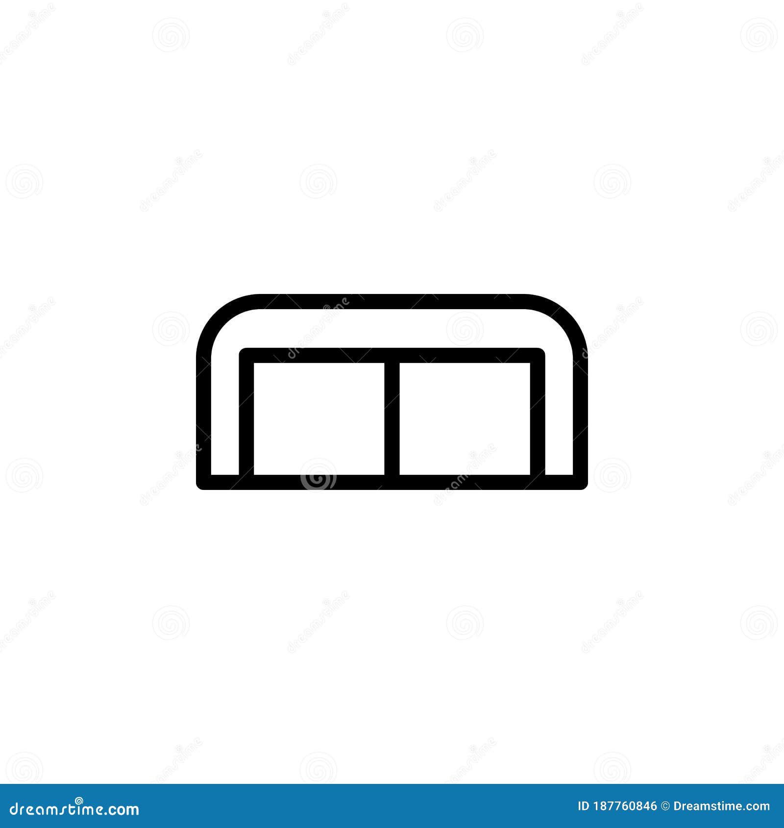 Sofa Icon. Element of Furniture from Above Icon for Mobile Concept and ...