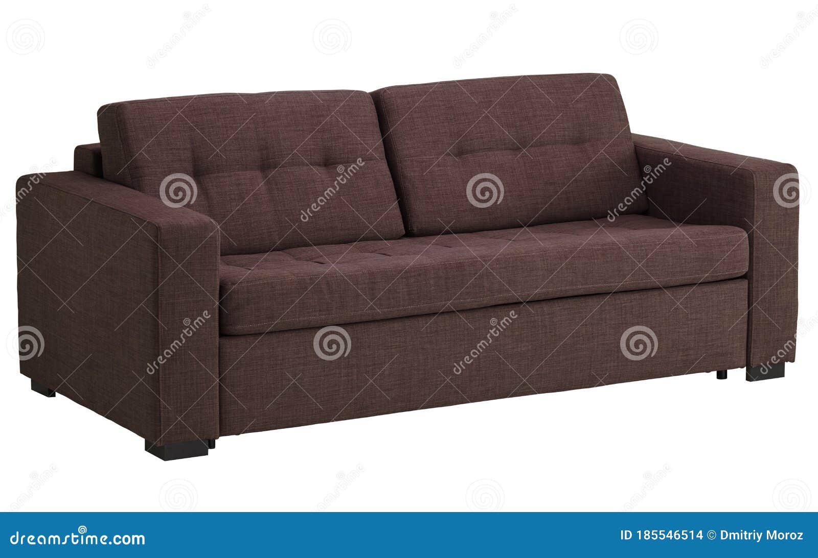 Sofa isolated on white stock photo. Image of background - 185546514