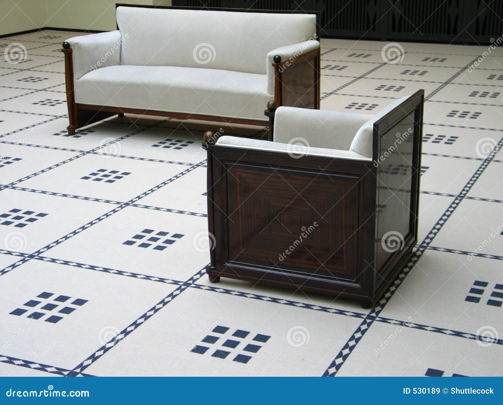 Sofa set stock image. Image of interior, furniture, rendered - 530189