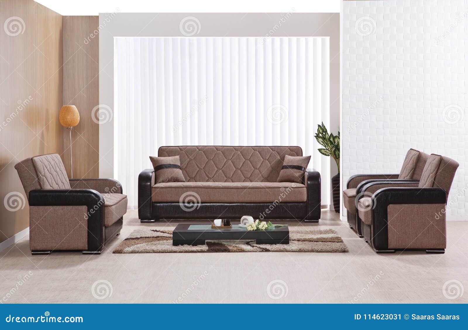 Sofa set for home stock image. Image of flower, lifestyles - 114623031