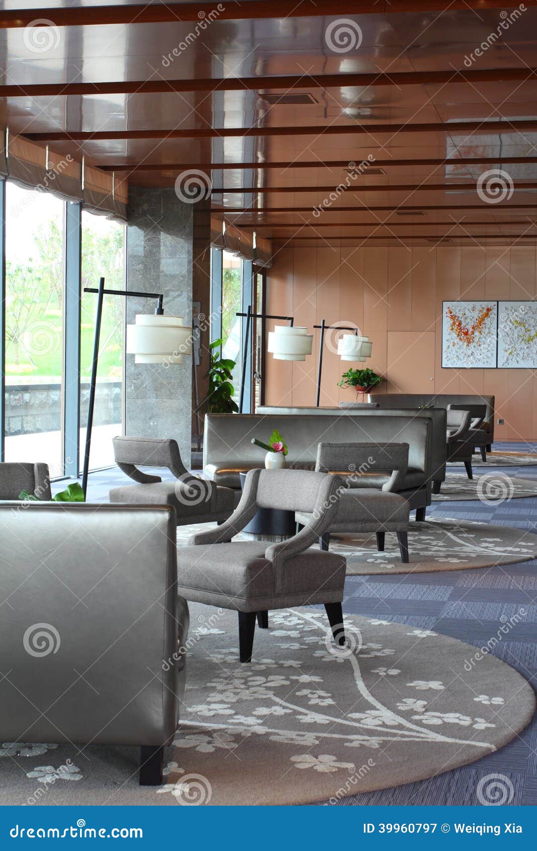 Sofa and table in lounge stock image. Image of table - 39960797