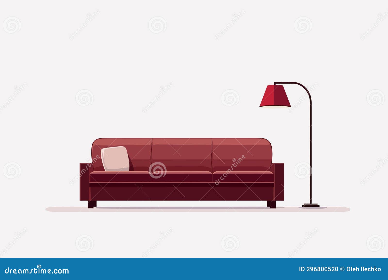 Sofa Vector Flat Minimalistic Asset Isolated Illustration Stock ...