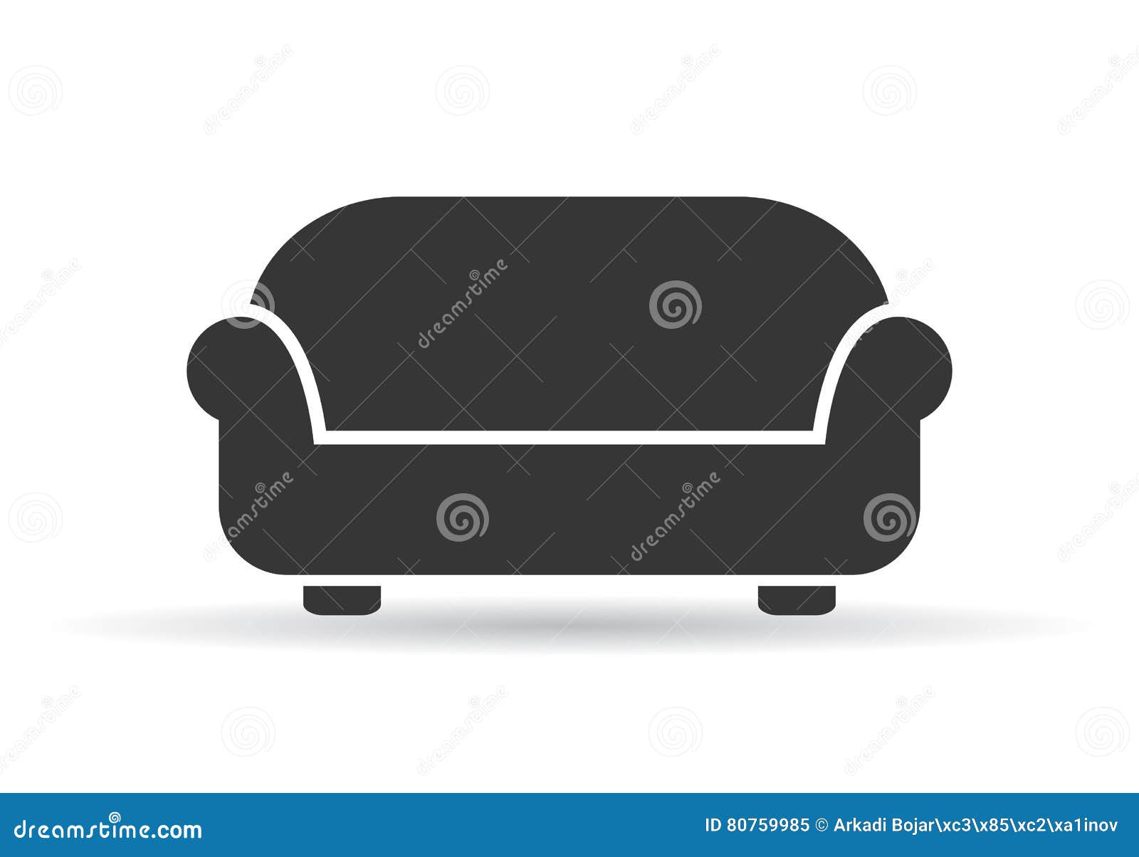 Sofa vector illustration stock vector. Illustration of contour - 80759985 Sofa vector illustration stock vector. Illustration of contour - 80759985