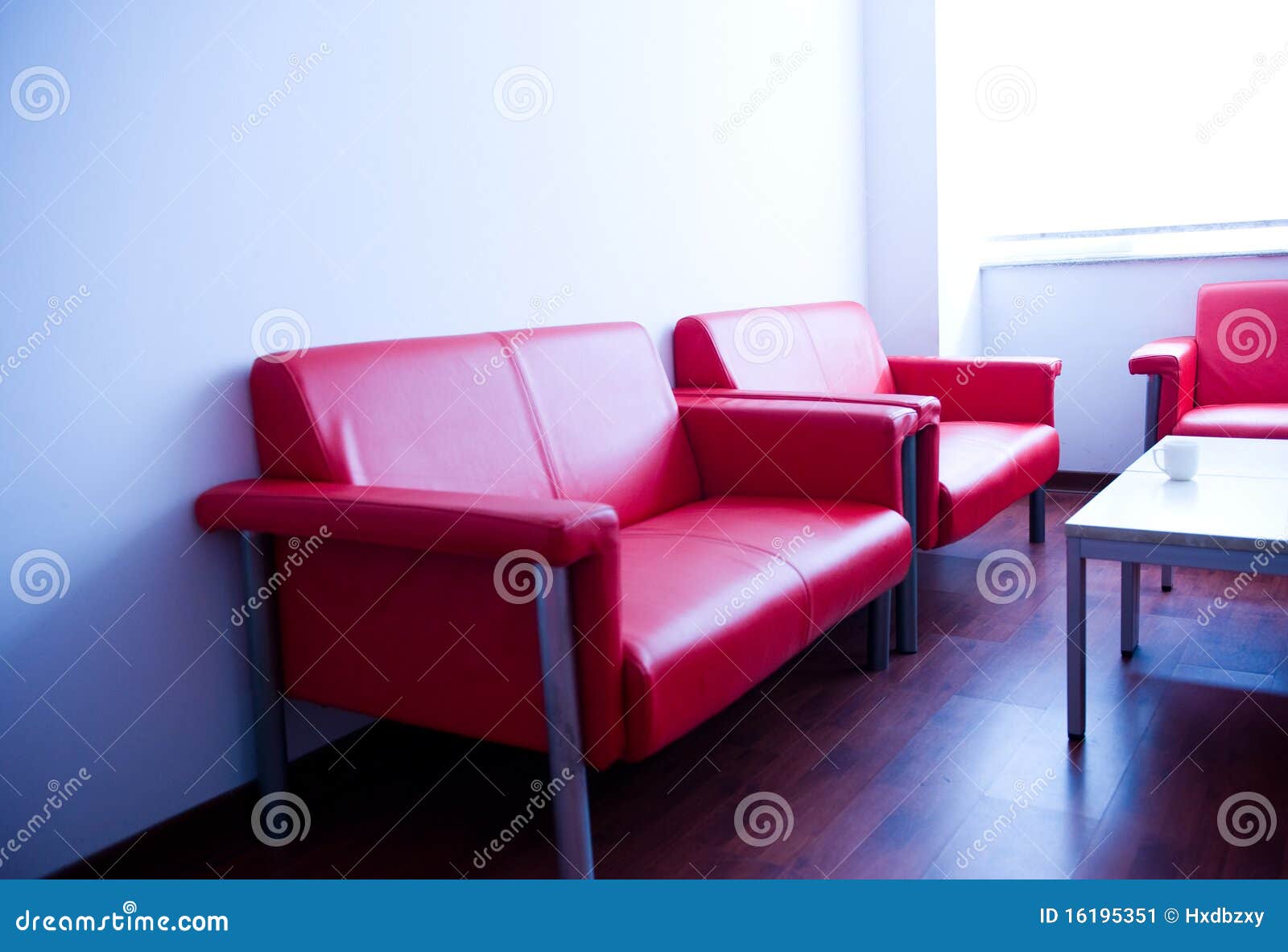 Sofa in waiting room stock image. Image of furniture - 16195351