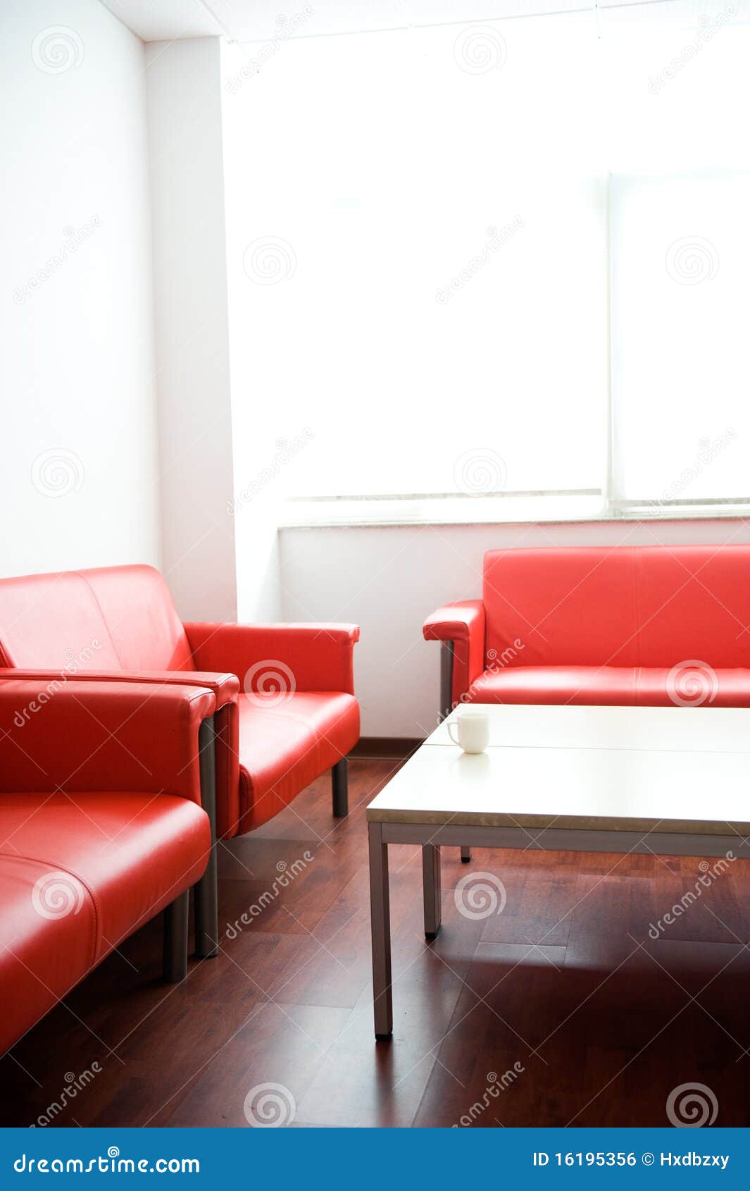 Sofa in waiting room stock photo. Image of corporate - 16195356