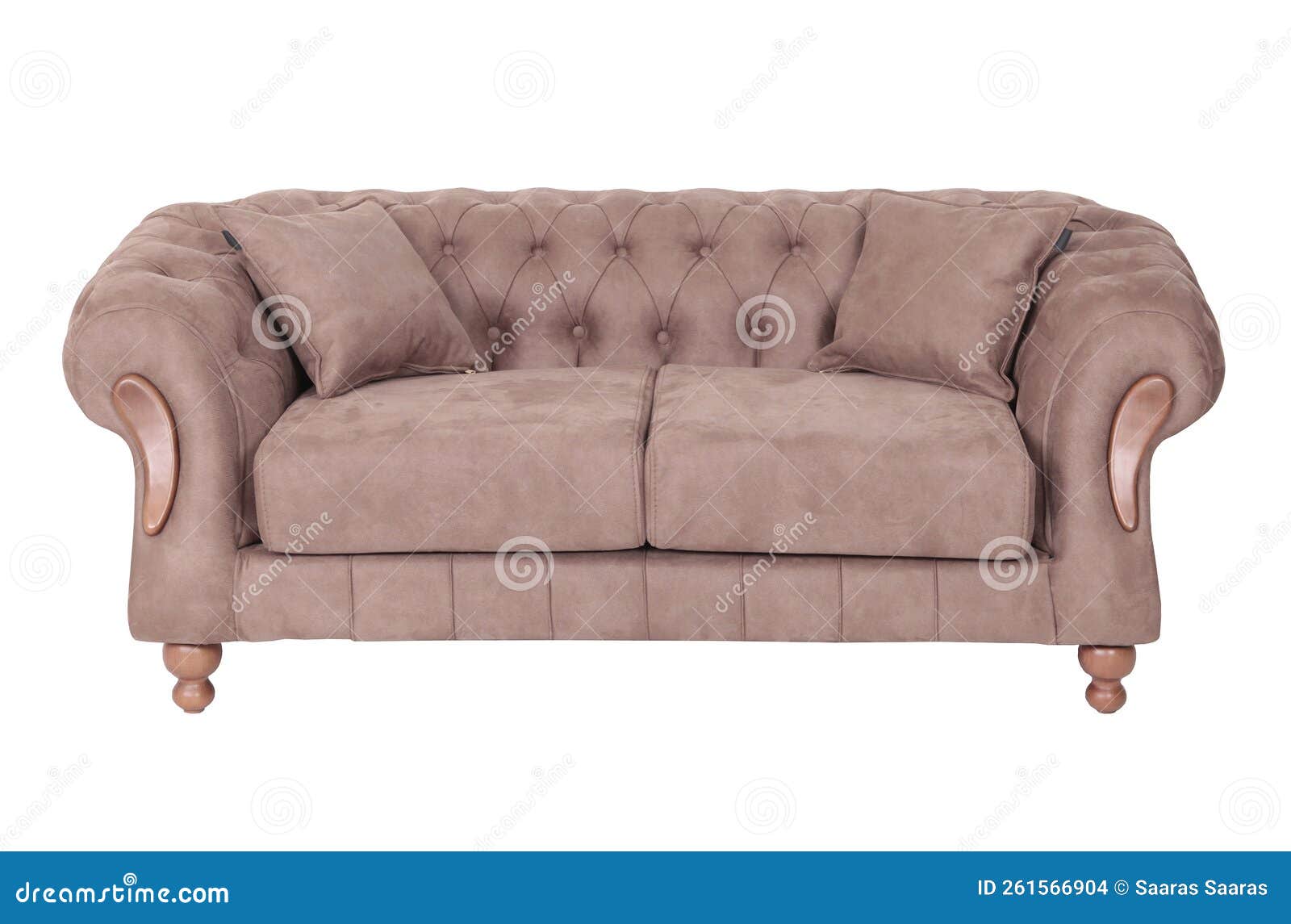 Sofa on a white background stock photo. Image of color - 261566904