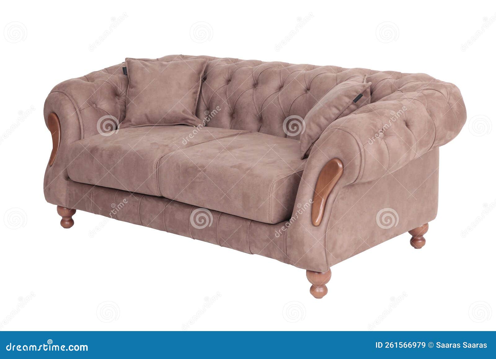 Sofa on a white background stock image. Image of decoration - 261566979