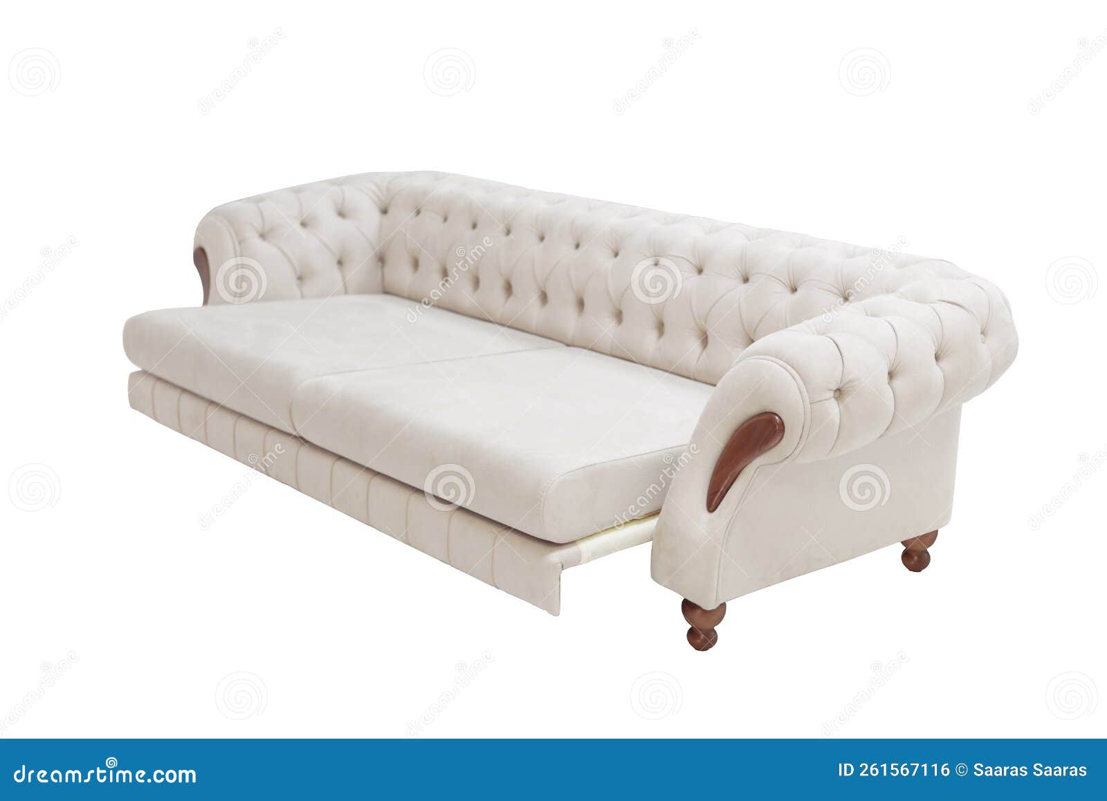 Sofa on a white background stock photo. Image of color - 261567116