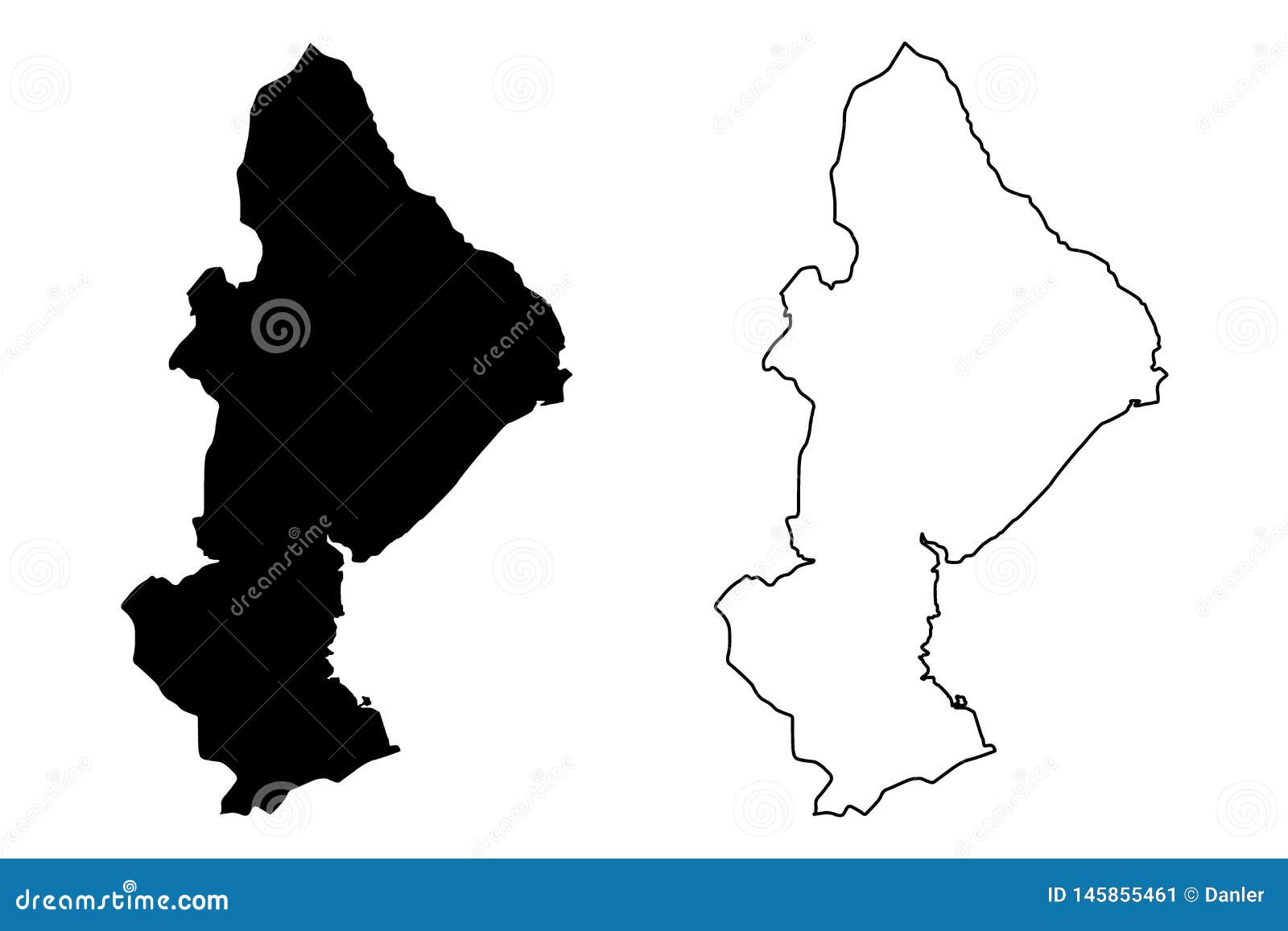 Sofala Province map vector stock vector. Illustration of icon - 145855461