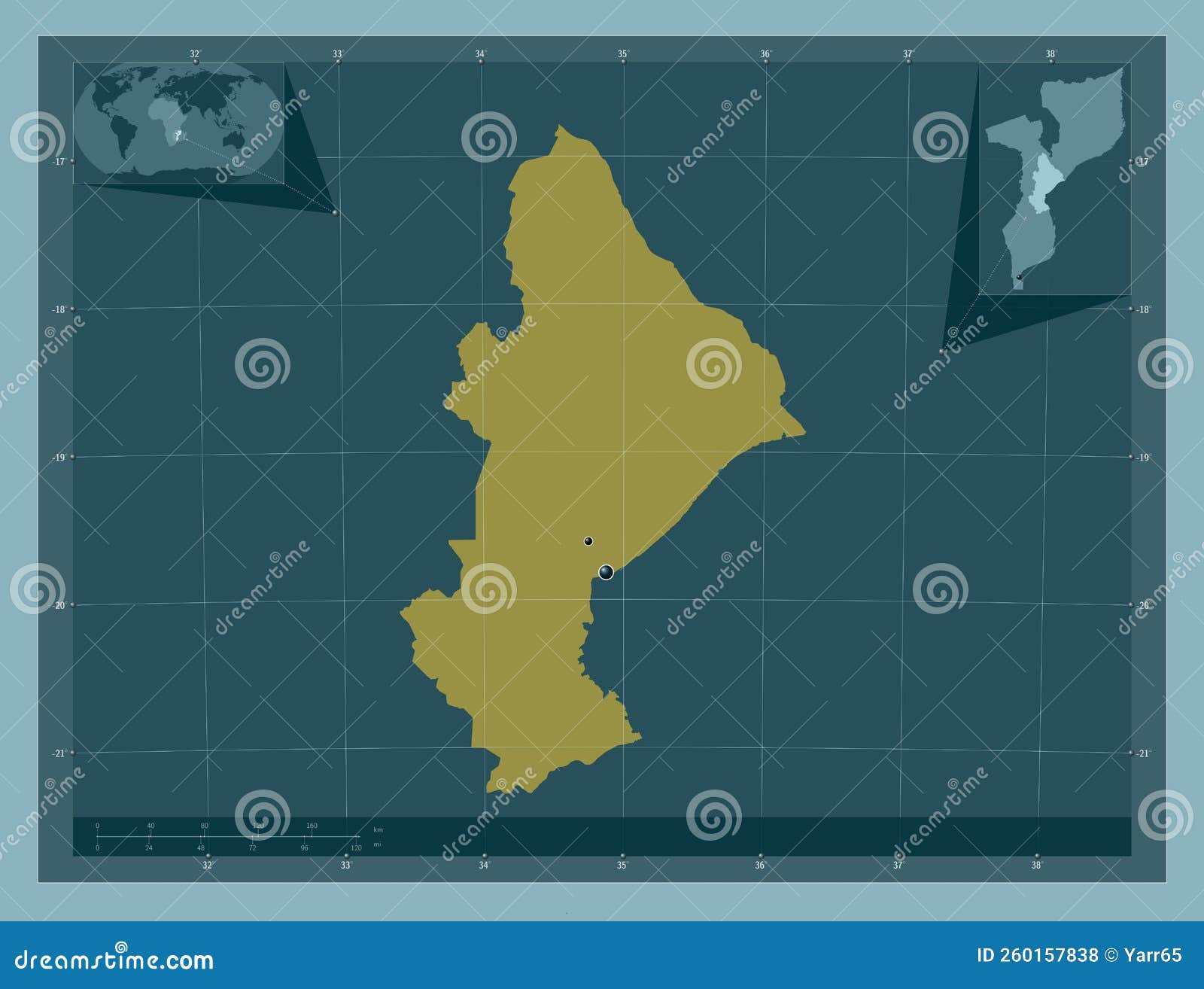 Sofala, Mozambique. Solid. Major Cities Stock Illustration ...