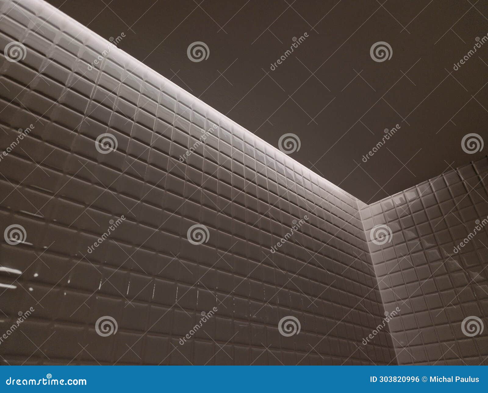 Soffit with a Cornice Illuminated by LED Strips in the Arch. Walls ...