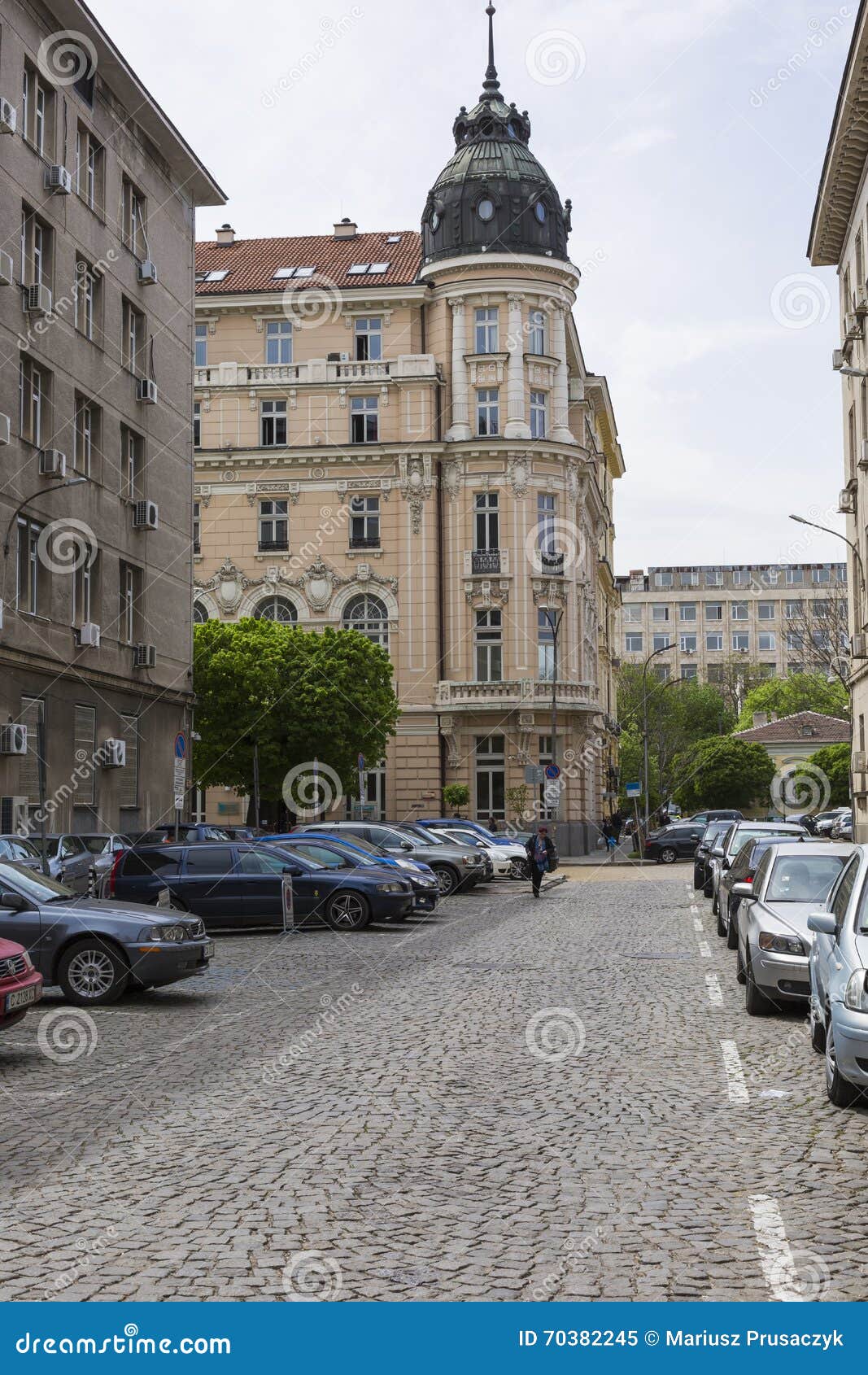 SOFIA, BULGARIA - APRIL 14, 2016: Downtown of Sofia, is the Largest ...