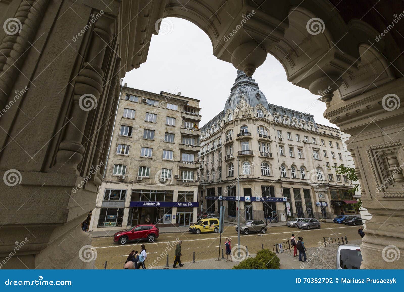 SOFIA, BULGARIA - APRIL 14, 2016: Downtown of Sofia, is the Largest ...
