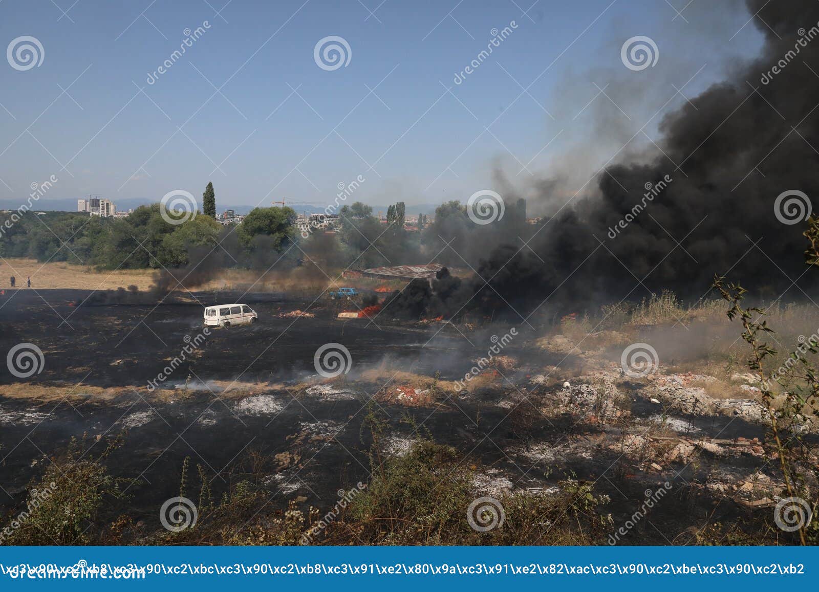 A Team of Firefighters Extinguished a Fire Near the Southern Ring Road ...