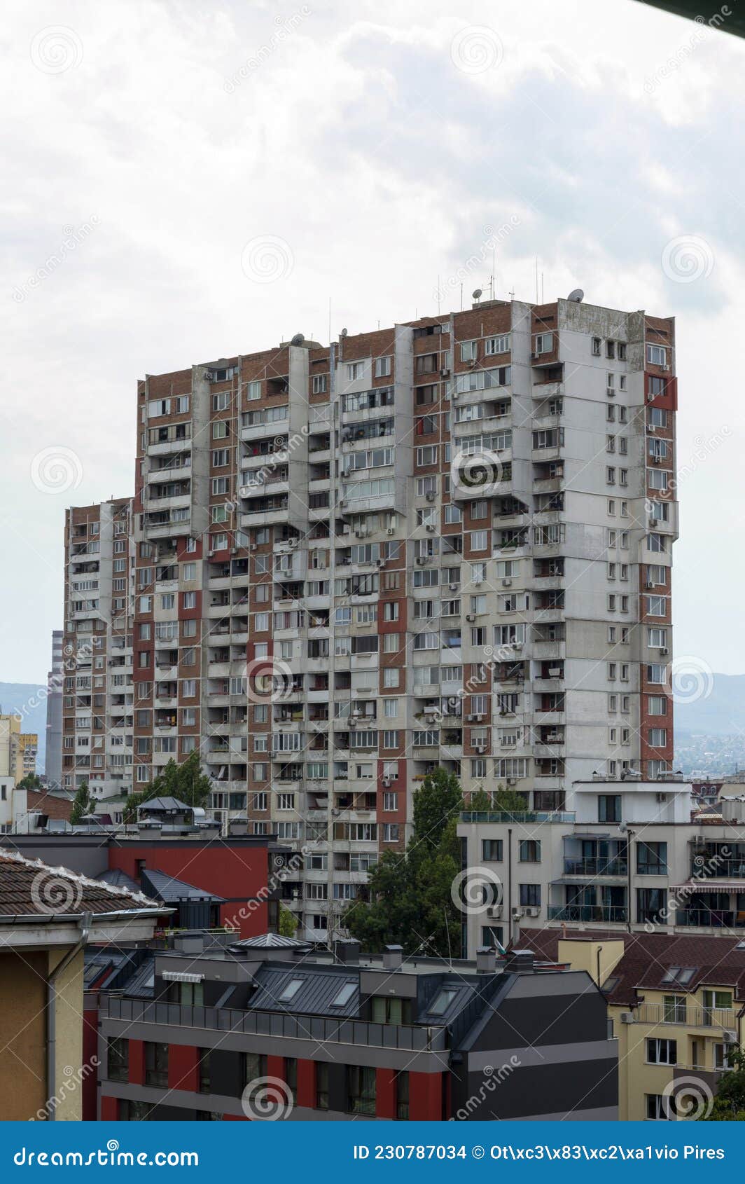 07 30 2021 Sofia Bulgaria Buildings at City Center Editorial Stock ...