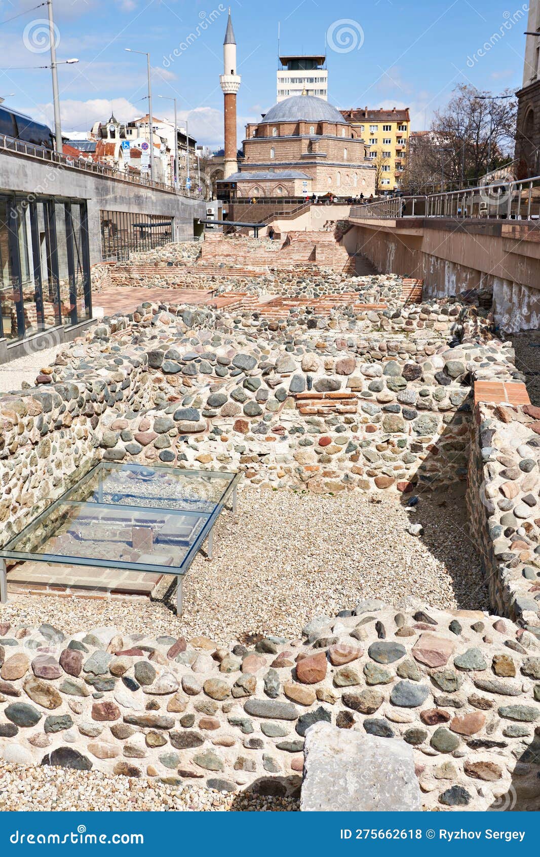 Sofia, Bulgaria, March 30, 2023 Ancient Serdika: Excavations in Sofia ...