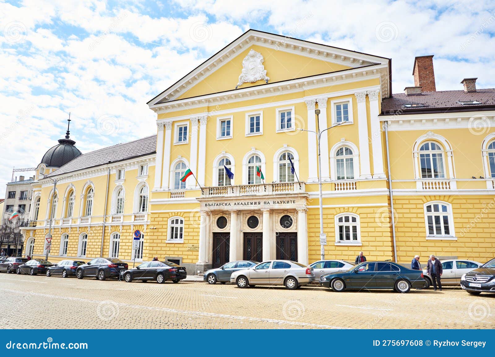 Bulgarian Academy Of Sciences, Founded In 1869 Year, Located In This Ancient Building From 1893 ...